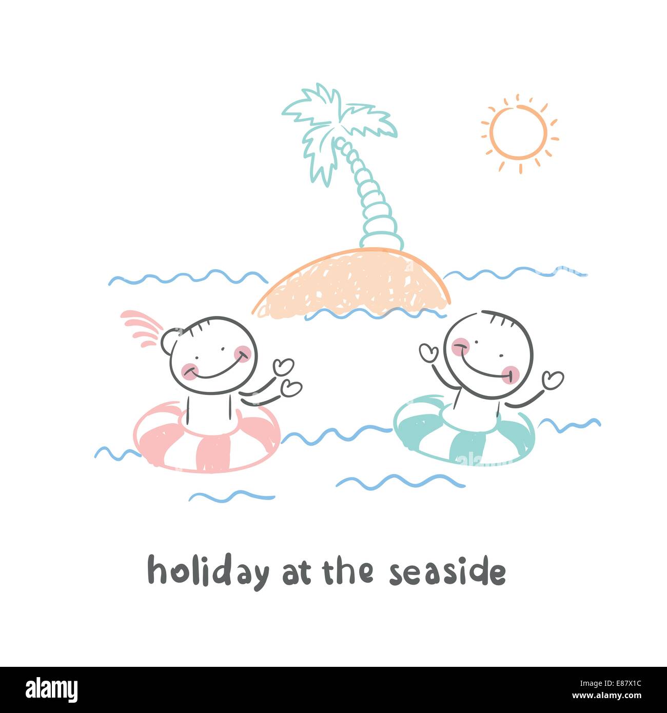 Weekend paradise Stock Vector Images - Alamy