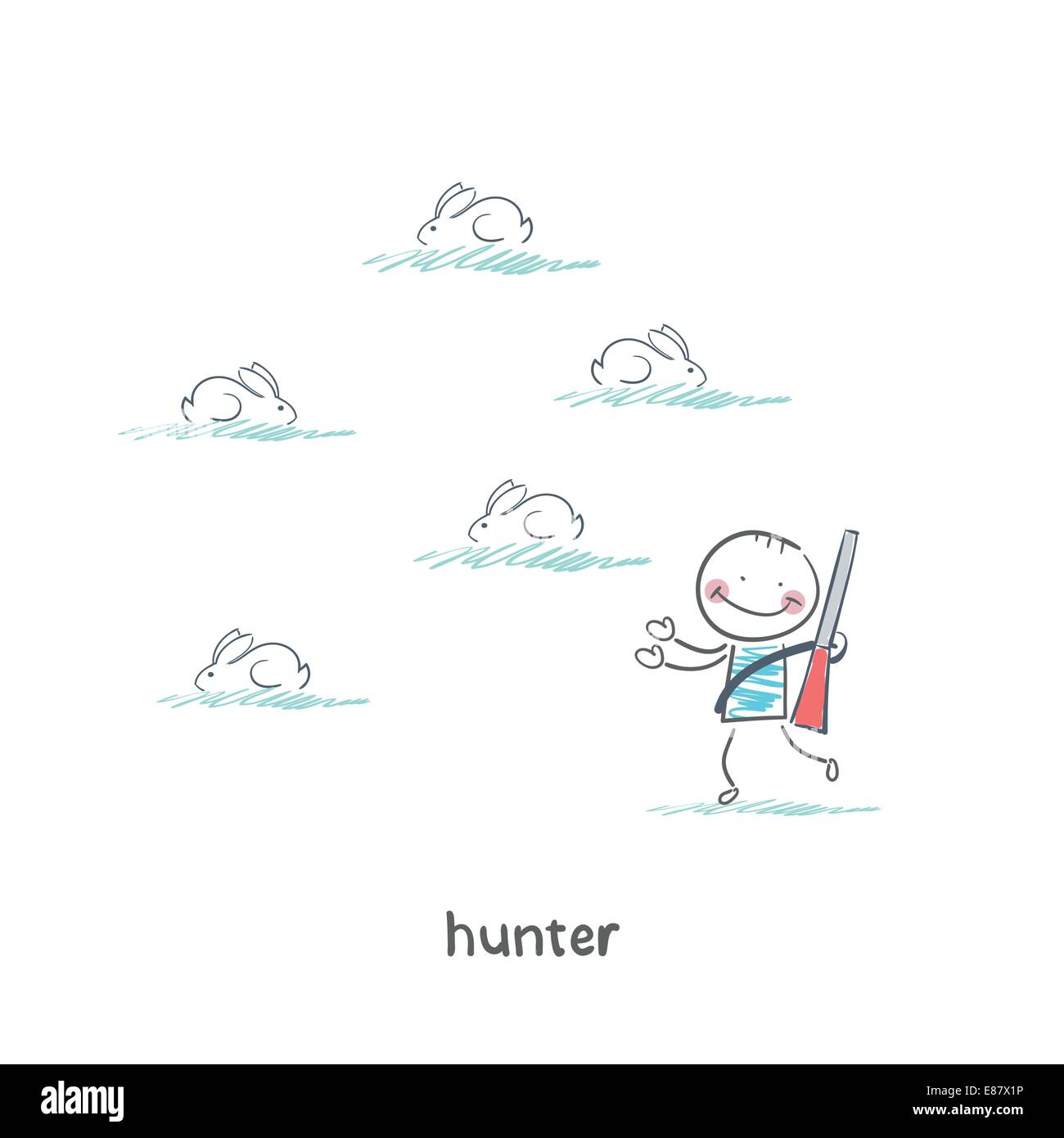 Hunter kill Stock Vector Images - Alamy