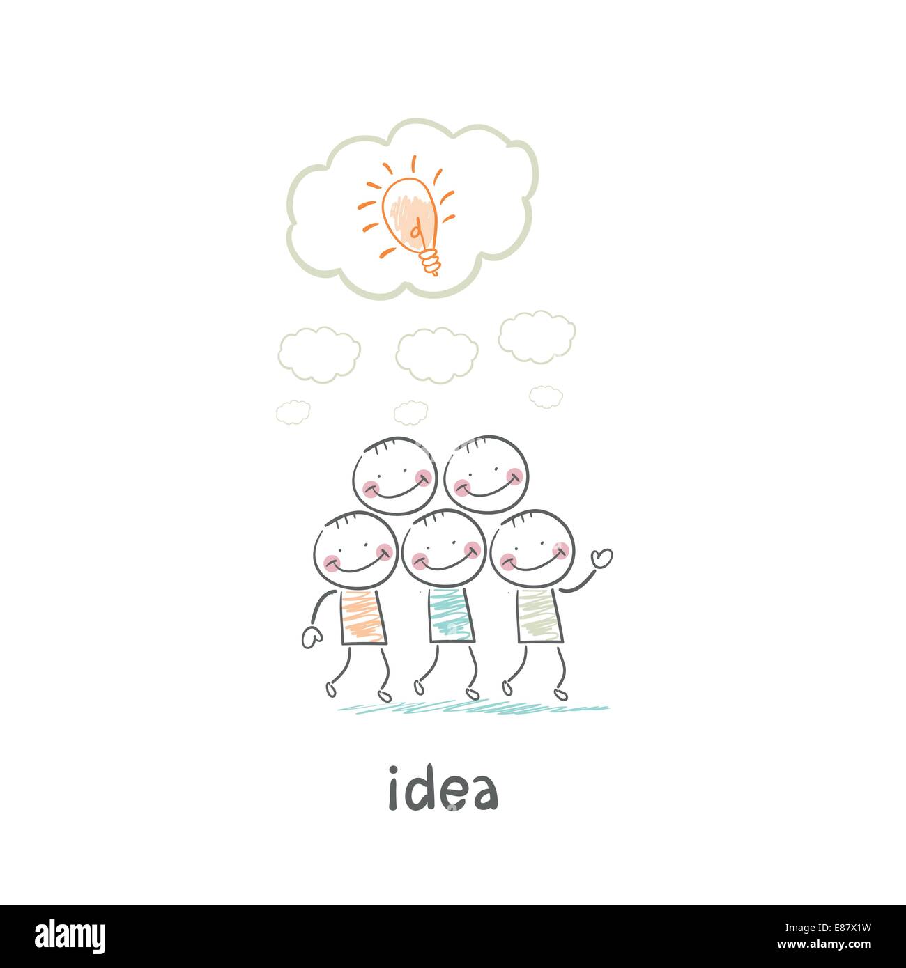 man and idea Stock Vector Image & Art - Alamy