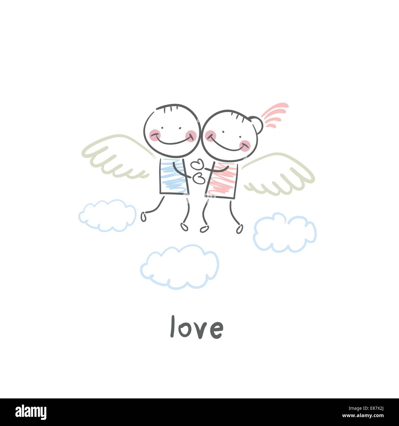 The passion of lovers Cut Out Stock Images & Pictures - Alamy