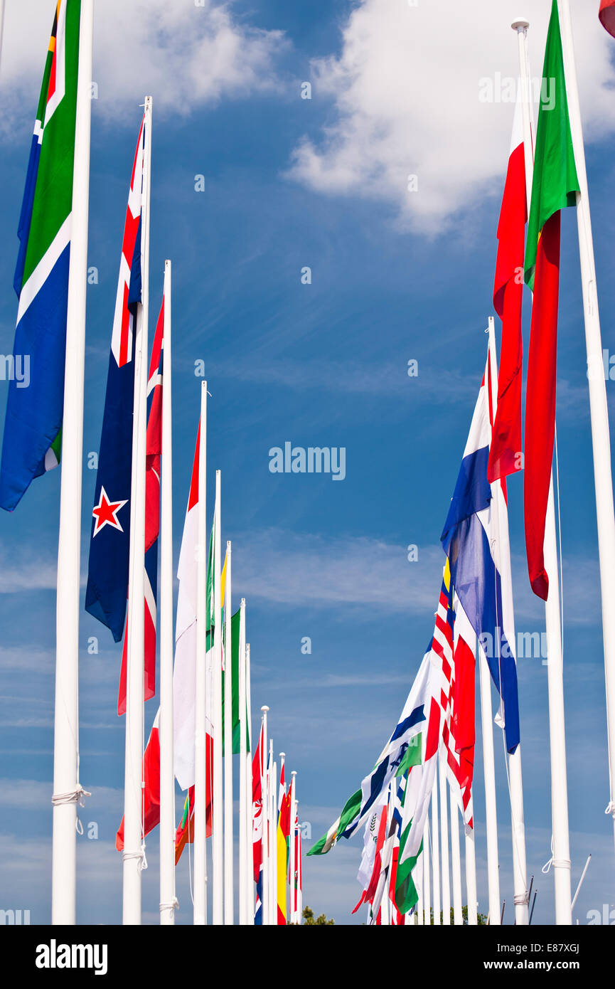 Flags of many colors hi-res stock photography and images - Alamy