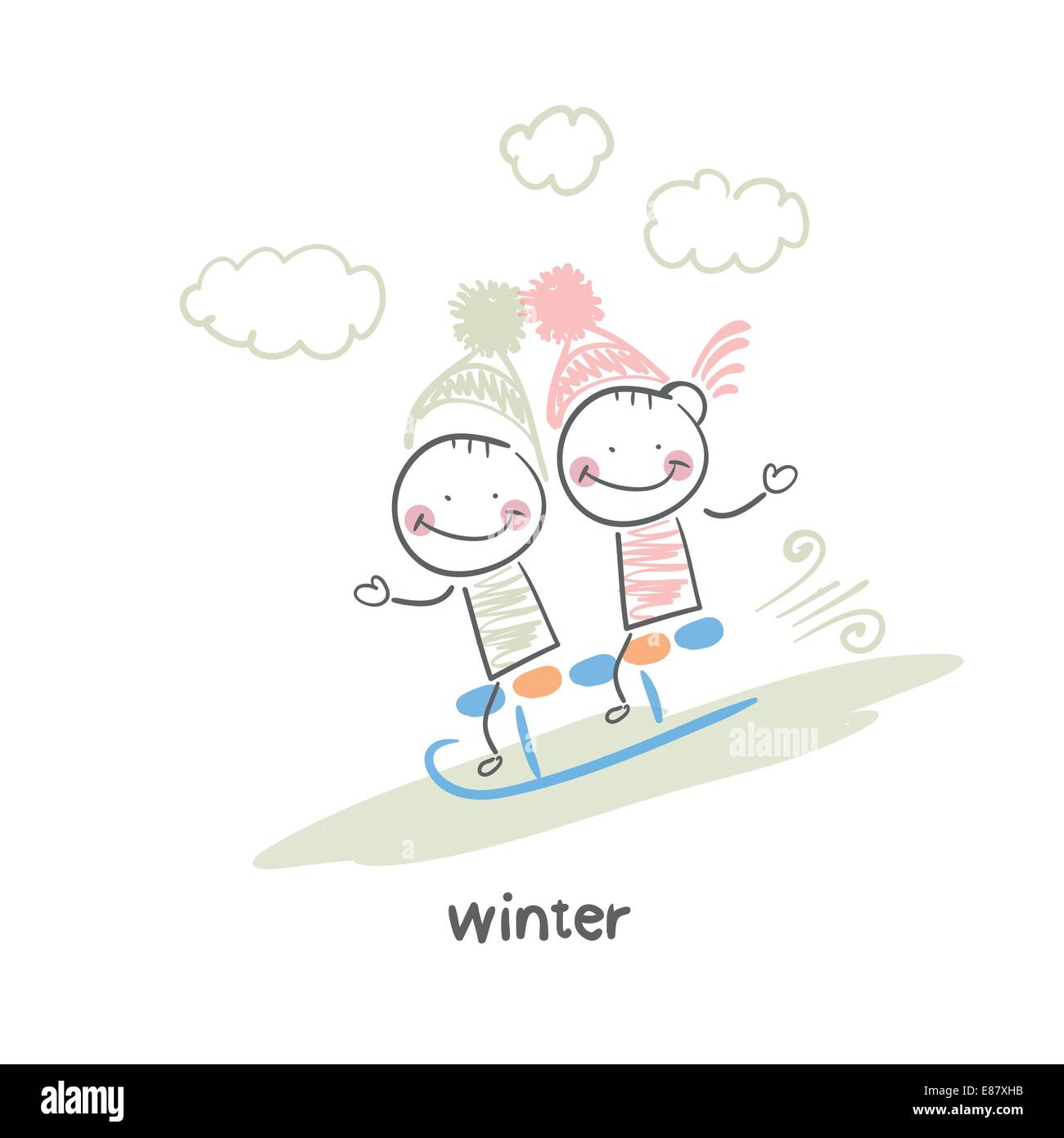 Walk with trees Cut Out Stock Images & Pictures - Alamy