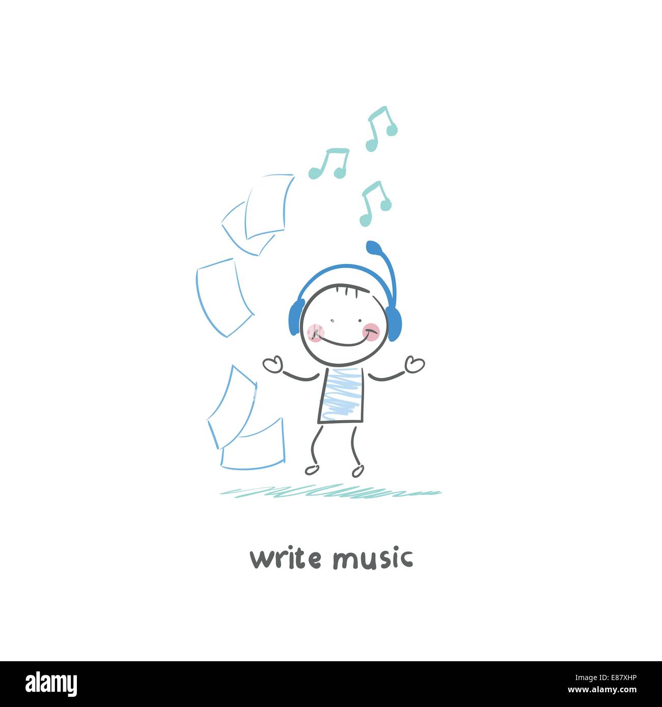 The classical composer Stock Vector Images - Alamy