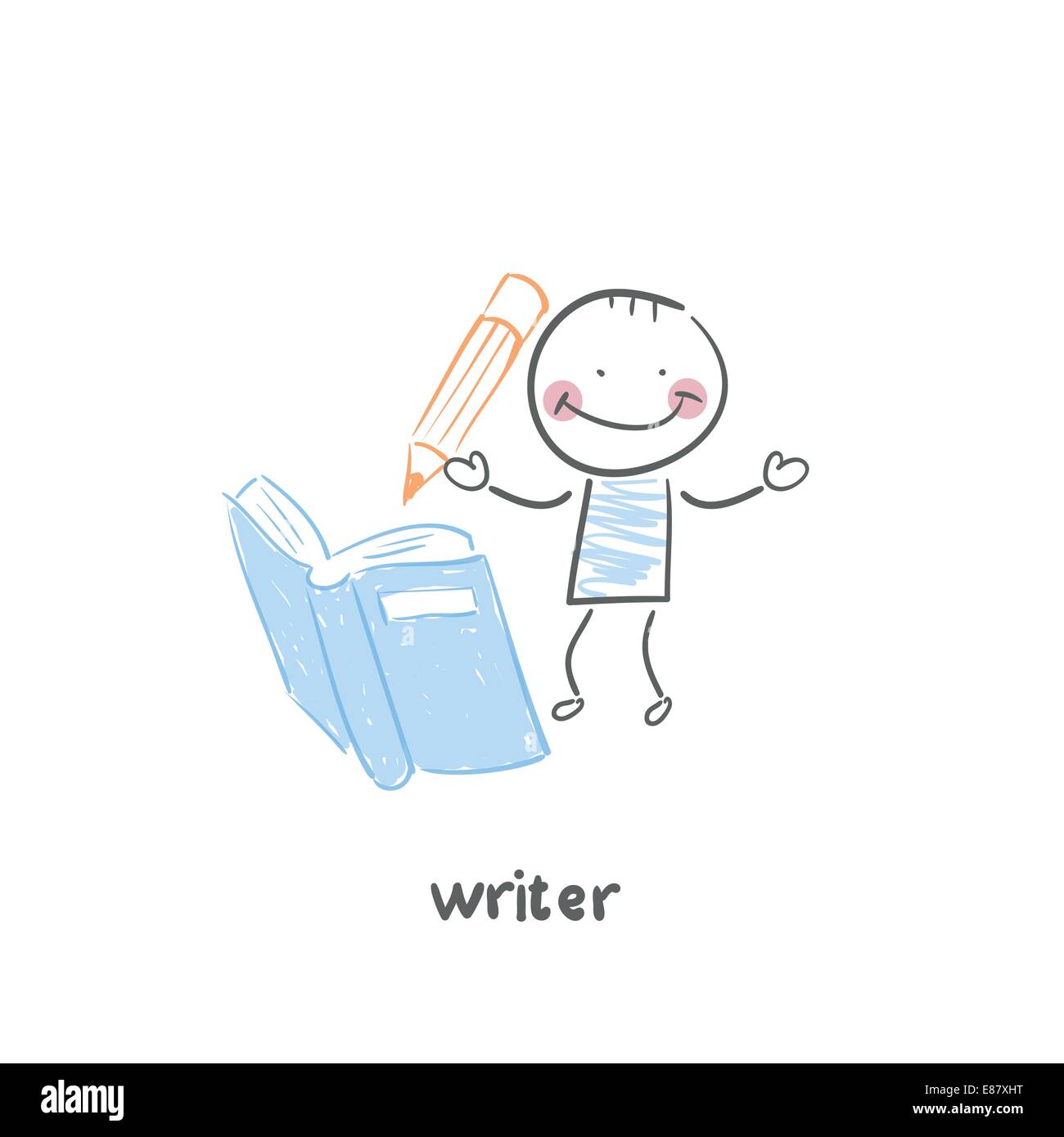 Lady writer Stock Vector Images - Alamy