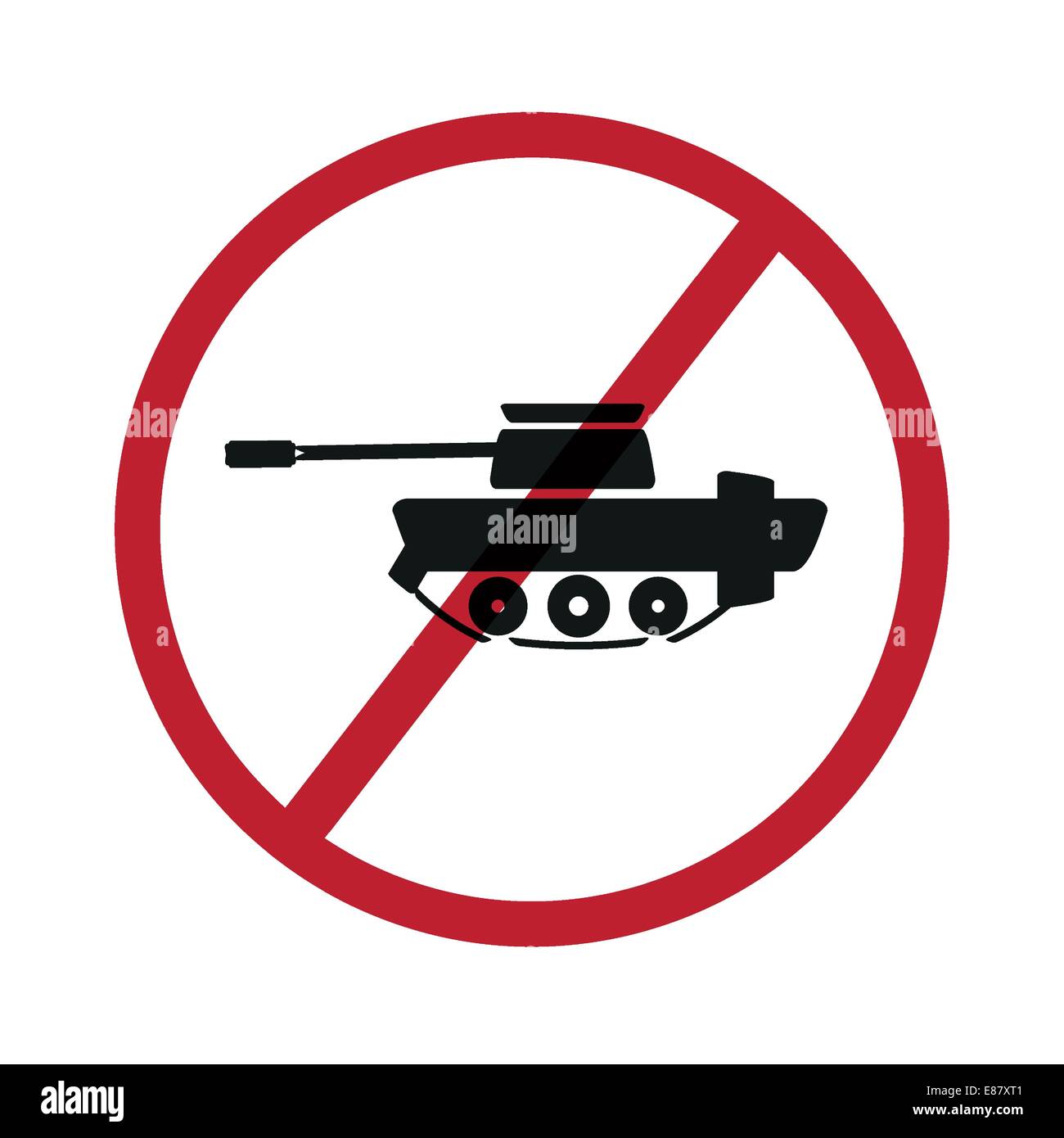 No tanks symbol Stock Vector Image & Art - Alamy