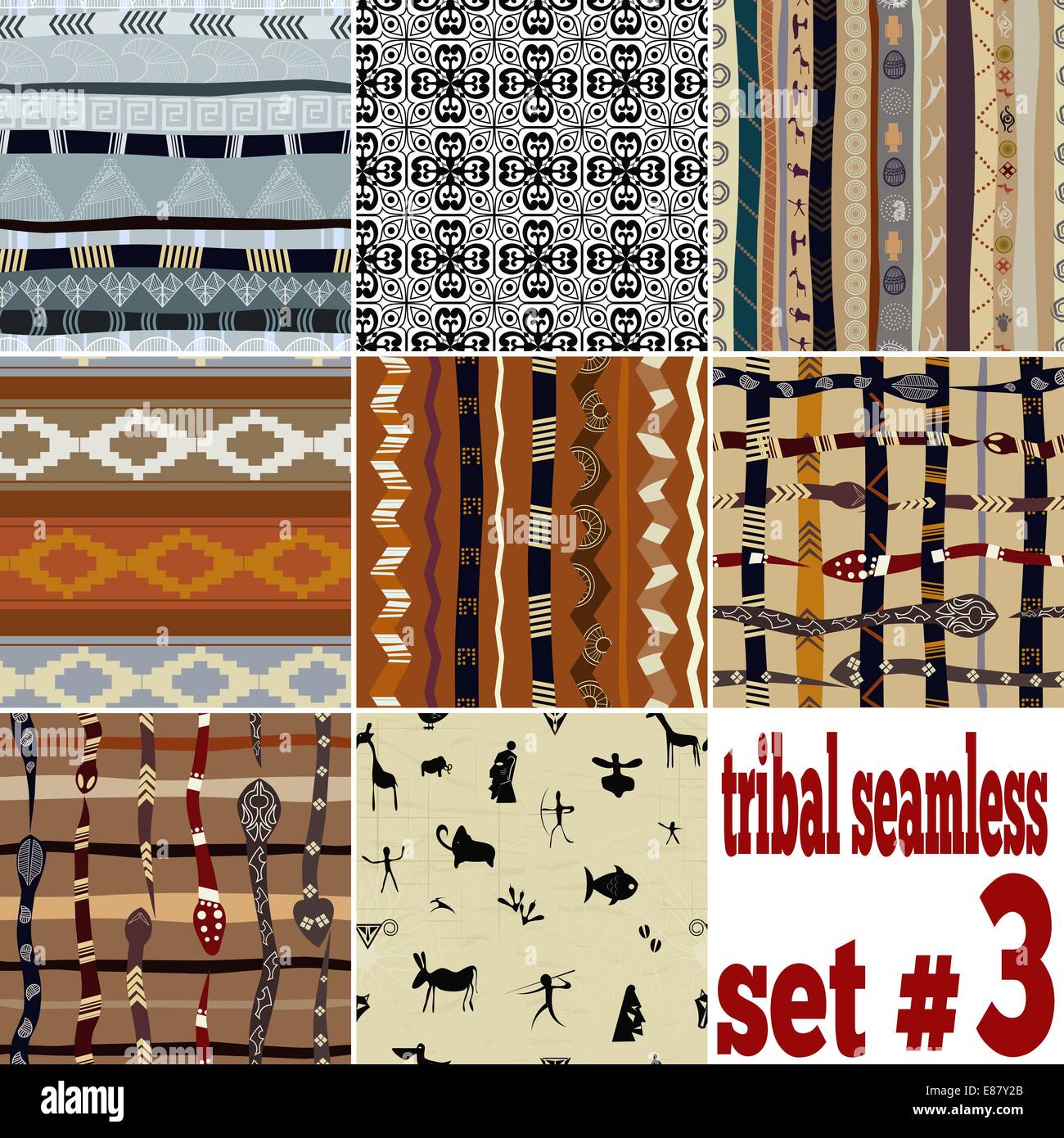 Seamless ethnic pattern hi-res stock photography and images - Alamy