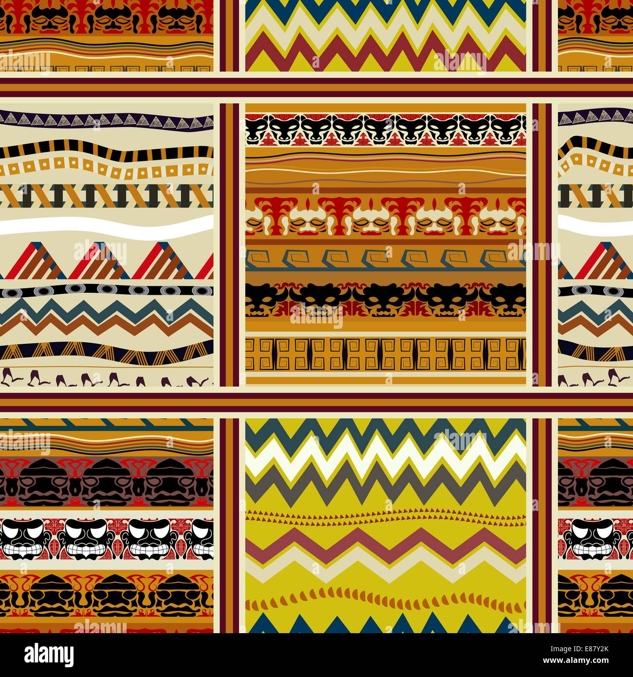 Traditional Indian seamless Stock Vector Image & Art - Alamy