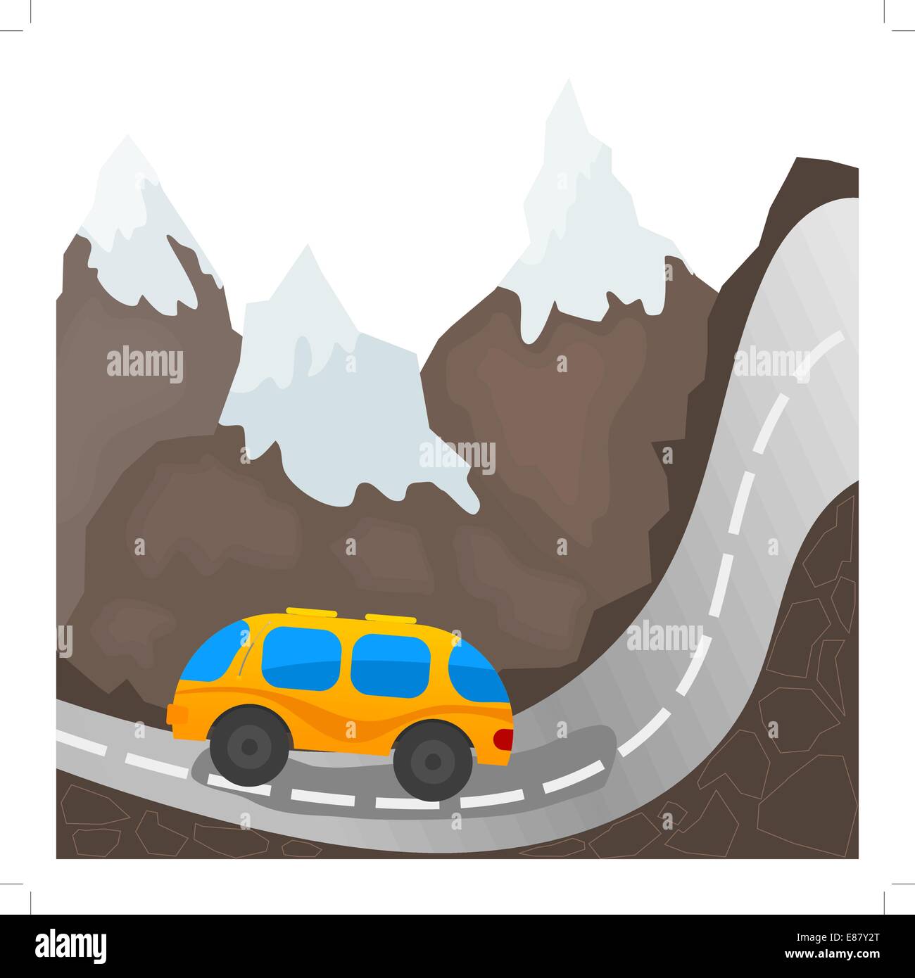 Cartoon bus hi-res stock photography and images - Alamy