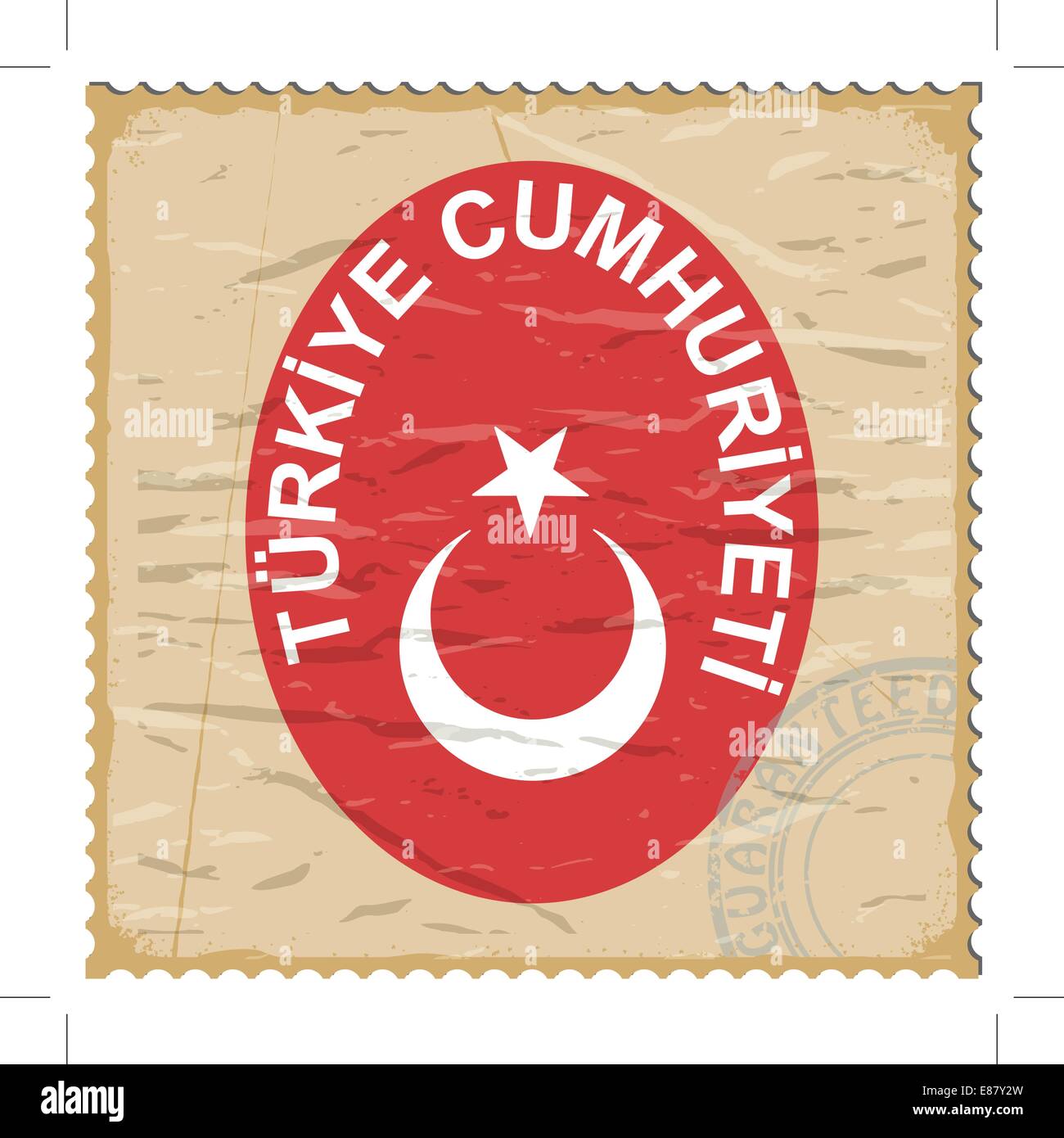 Official flag turkey on Stock Vector Images - Alamy