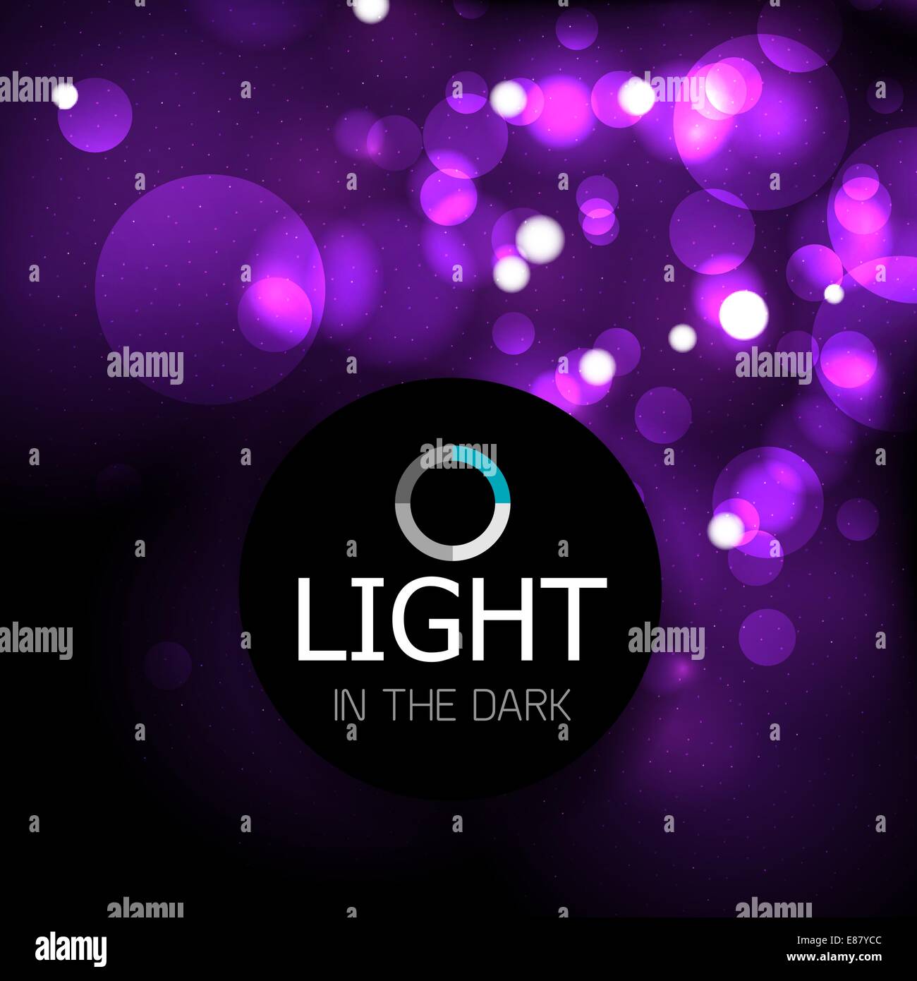 Shiny light abstract design template Stock Vector Image & Art - Alamy