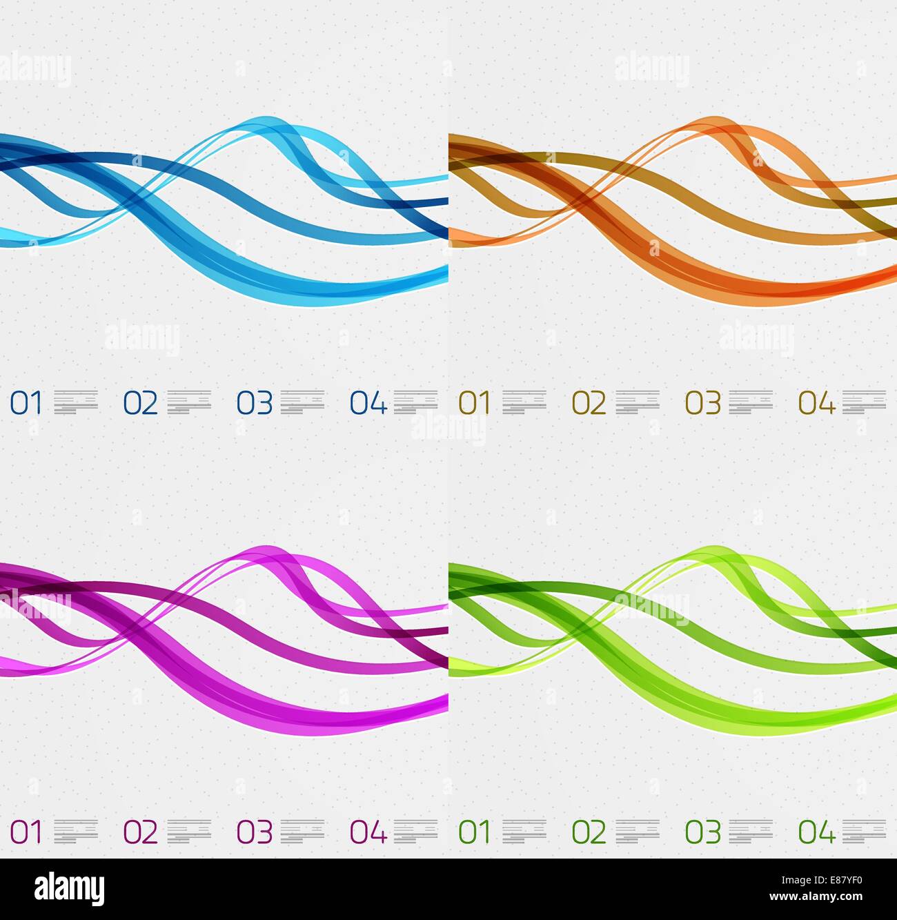 Flowing lines modern design templates Stock Vector Image & Art - Alamy