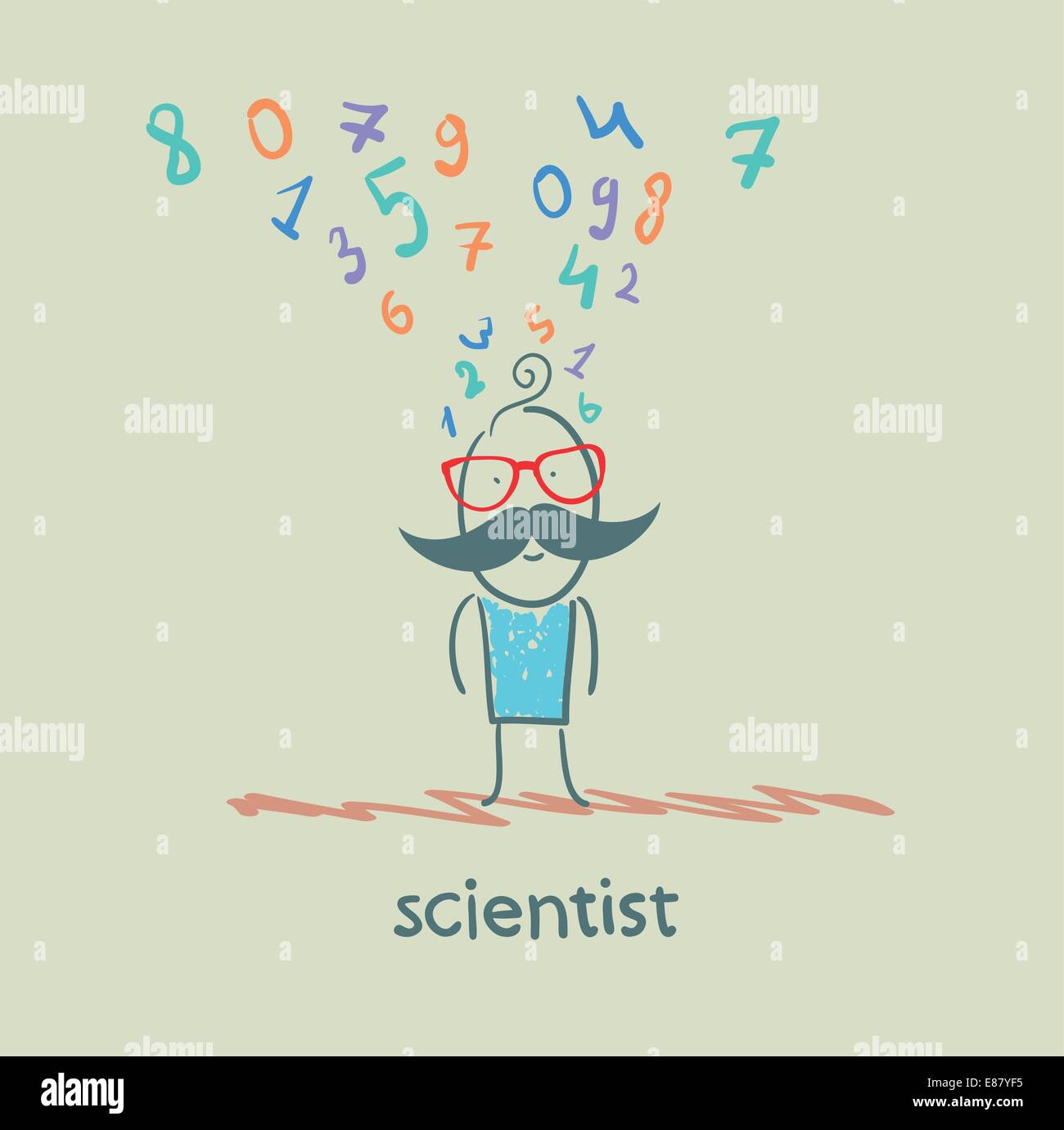 Professor numbers Stock Vector Images - Alamy