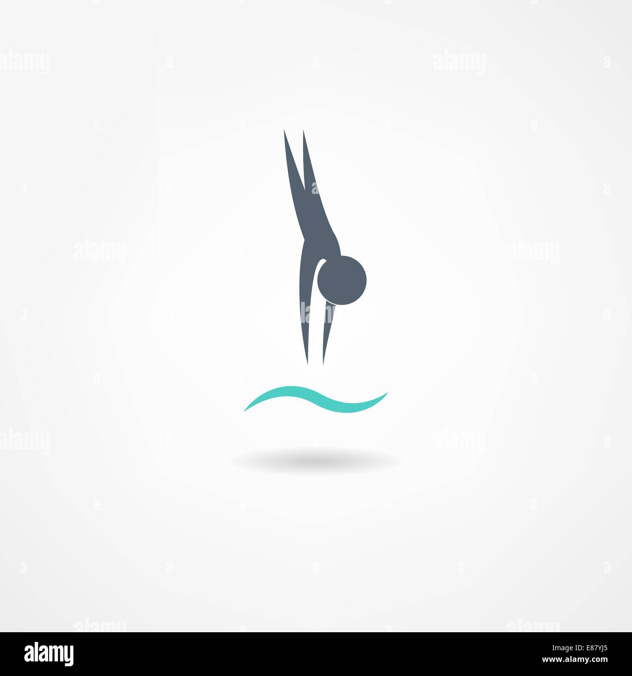 Round swimming pool Stock Vector Images - Alamy