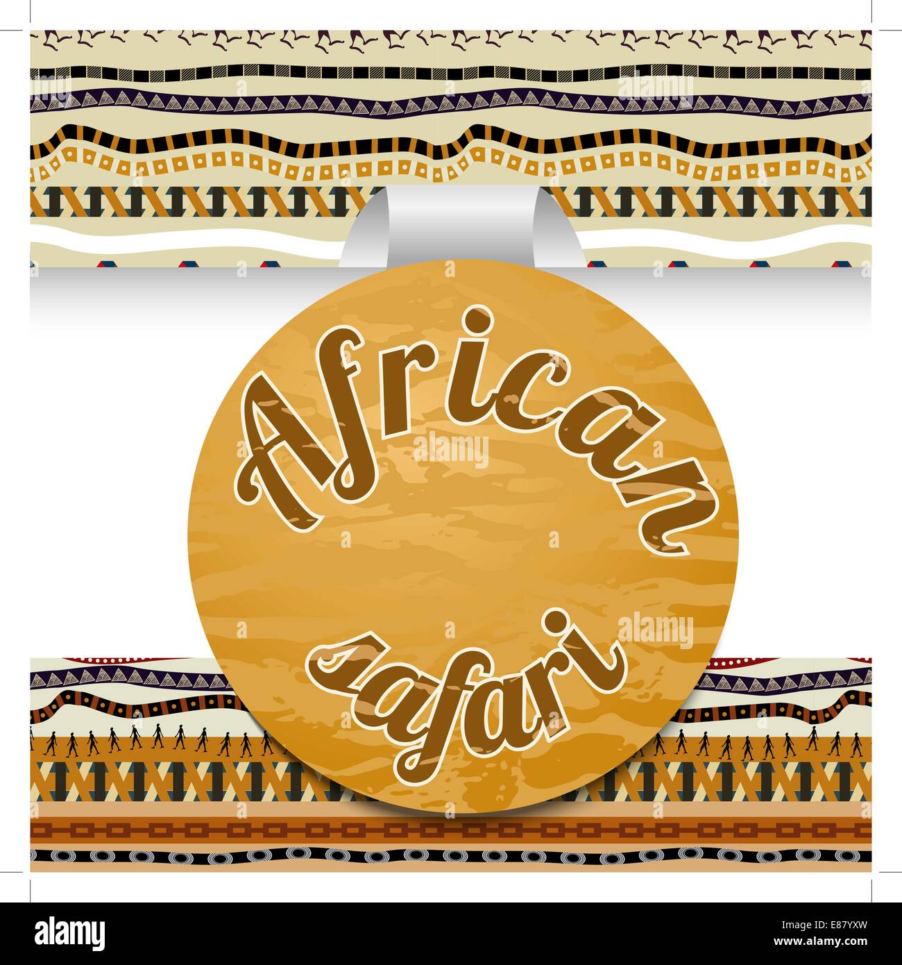 African wildlife scene Cut Out Stock Images & Pictures - Alamy