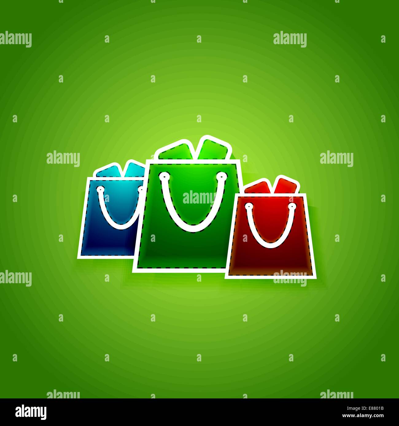 Go shopping concept. Vector EPS10 illustration Stock Vector Image & Art ...