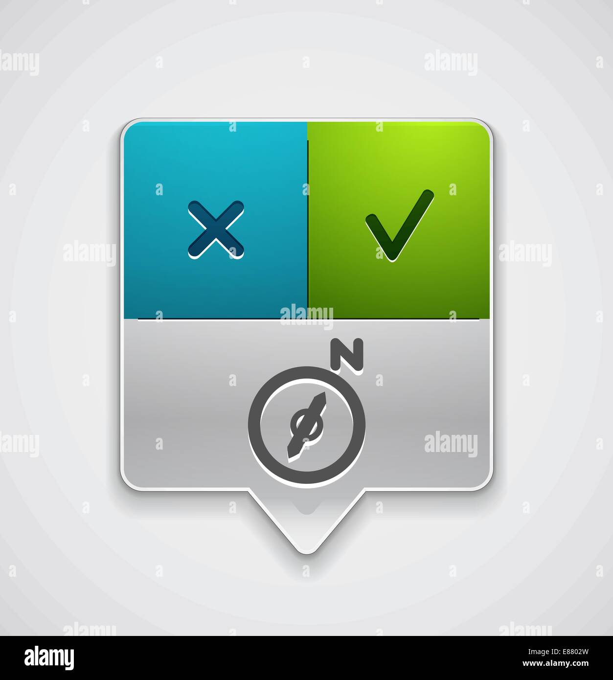 Map navigation pointer Stock Vector Image & Art - Alamy