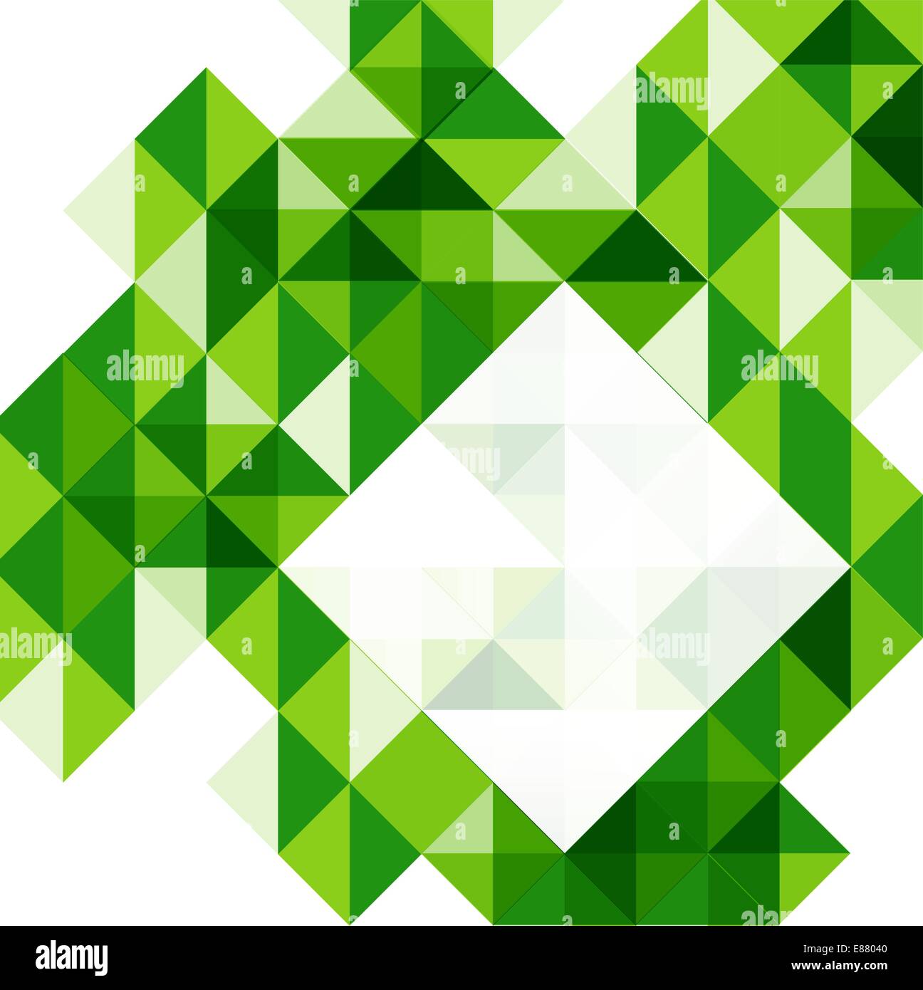 Green modern geometric design template Stock Vector Image & Art - Alamy