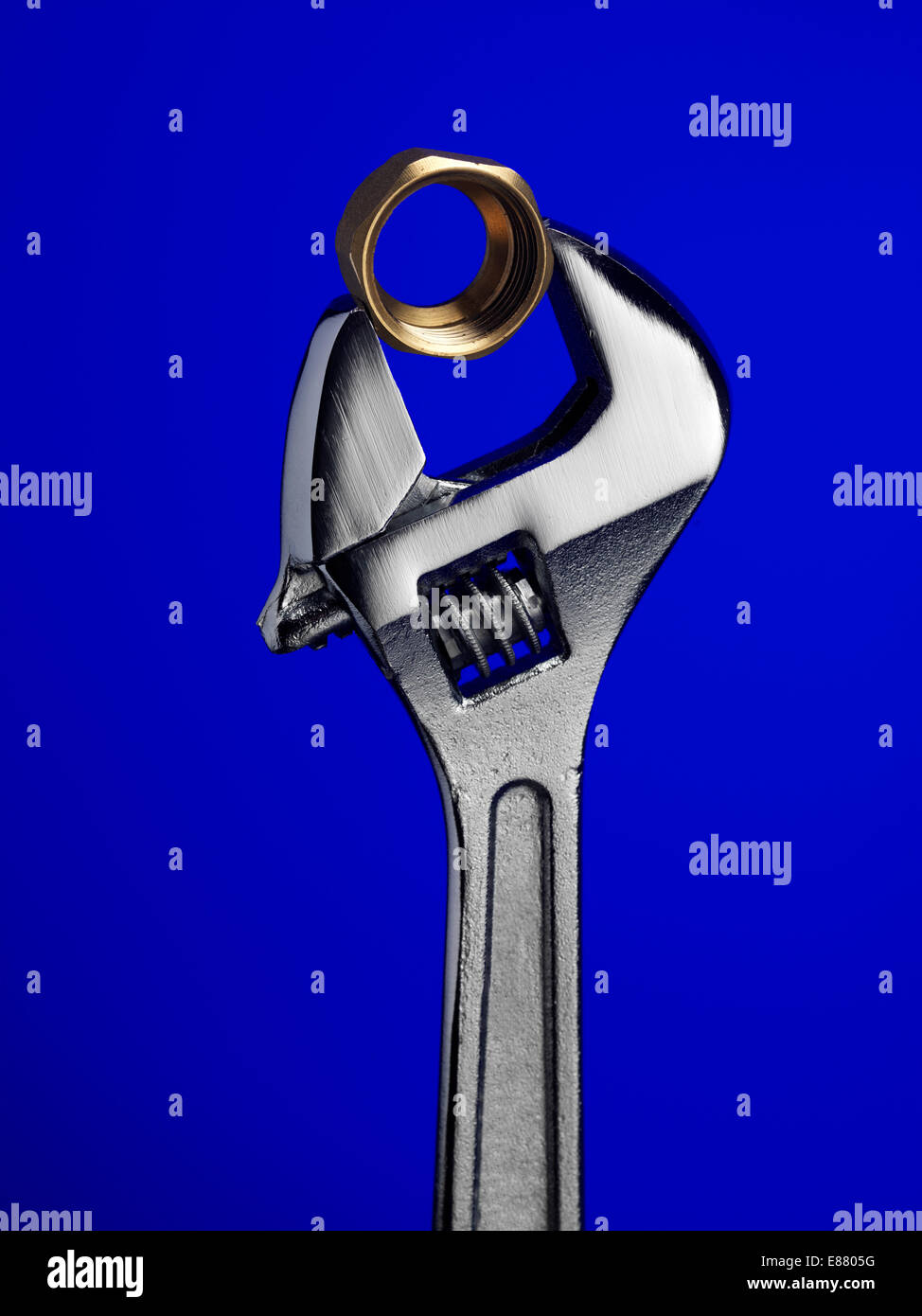 Adjustable spanner isolated hi-res stock photography and images - Alamy