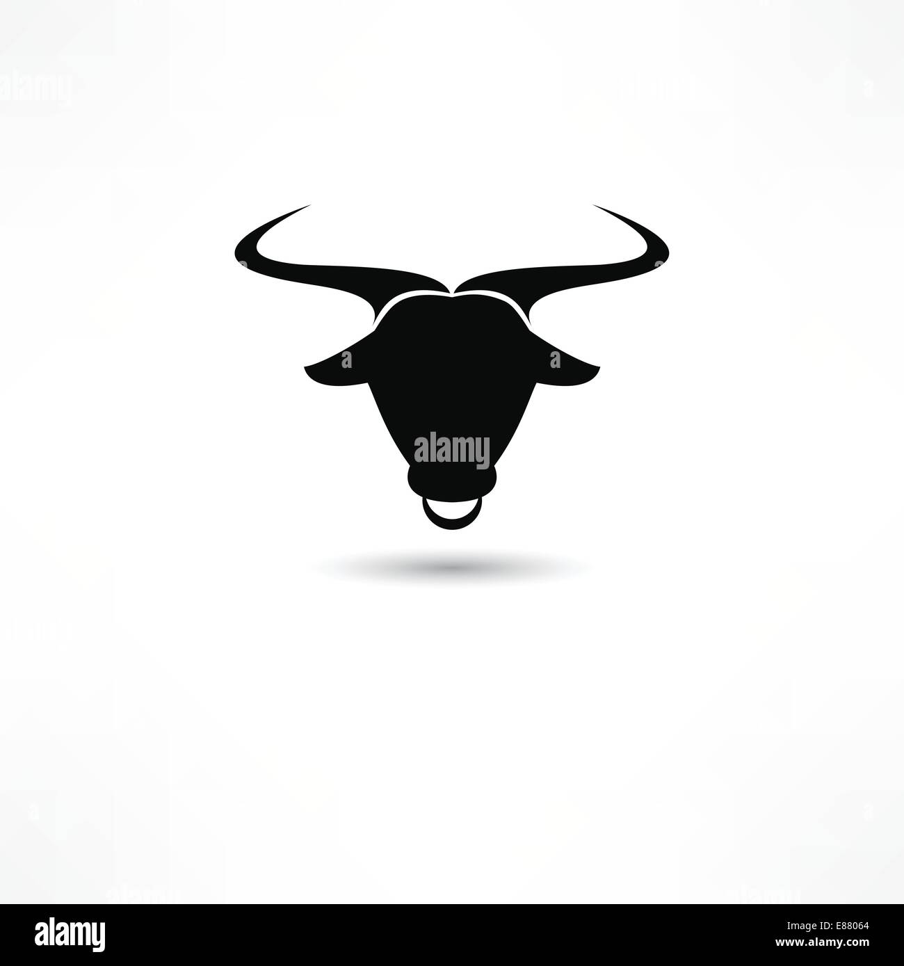 Bull icon hi-res stock photography and images - Alamy