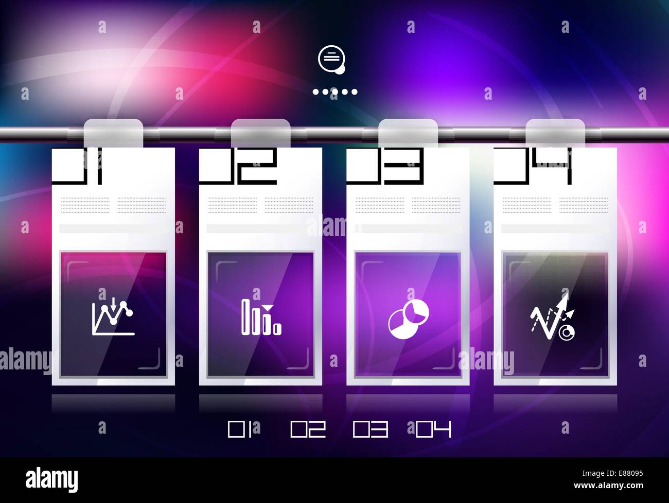 Hanging banners infographic design Stock Vector Image & Art - Alamy