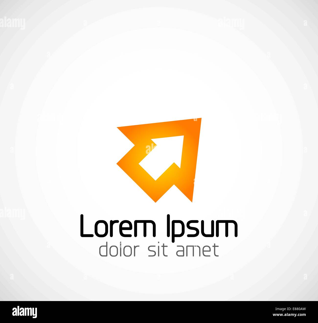 Arrow cycle business concept Stock Vector Images - Alamy