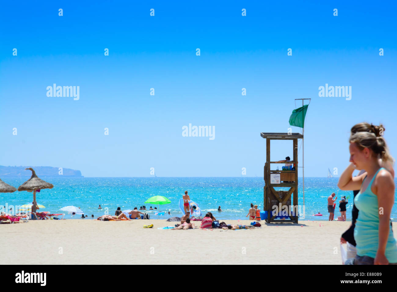 El arenal playa de palma mallorca hi-res stock photography and images ...