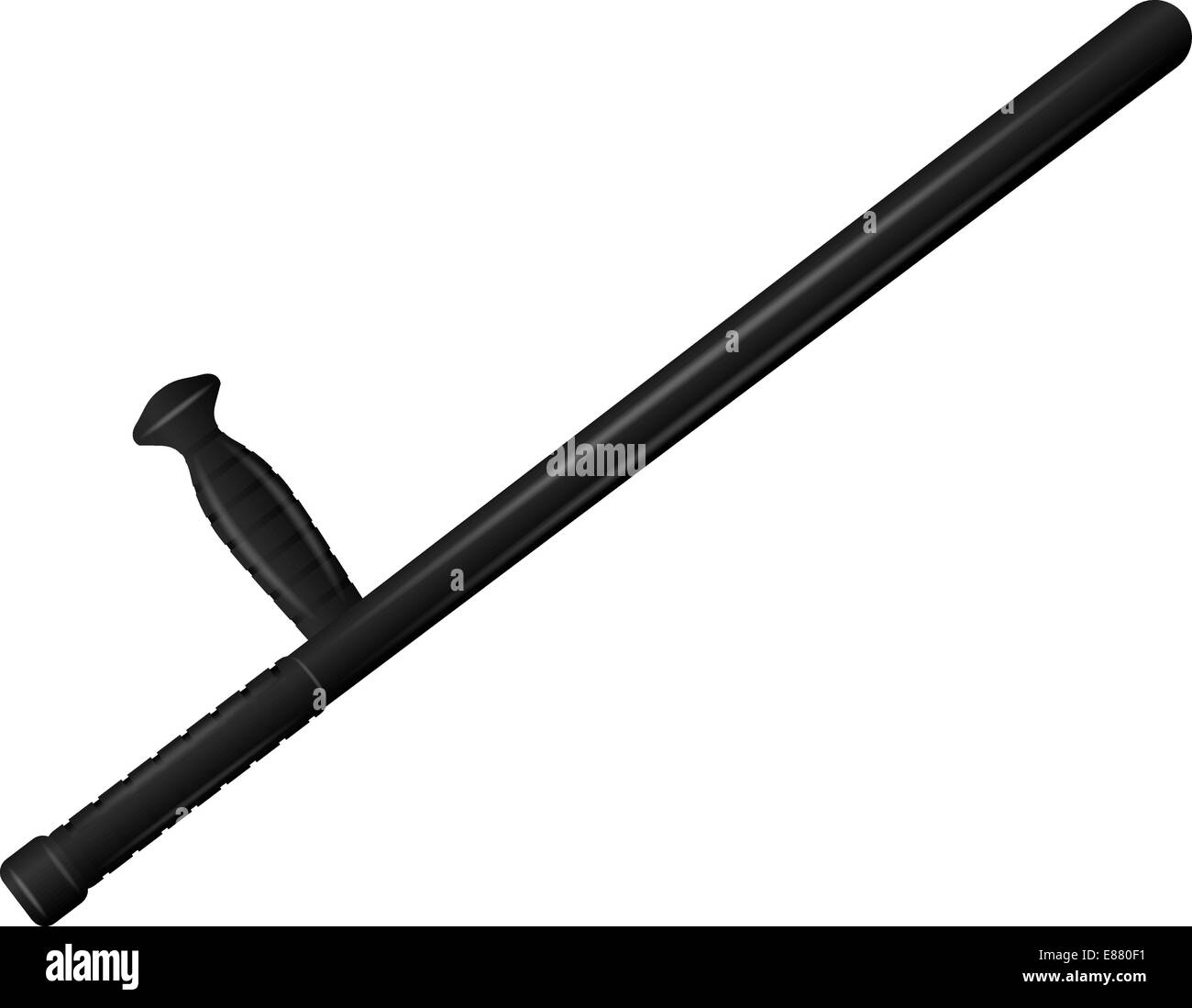 Realistic image of a baton on a white background Stock Vector Image ...