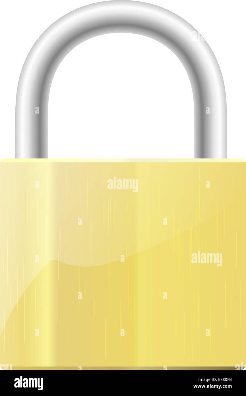 Illustration of a closed padlock Stock Vector Image & Art - Alamy