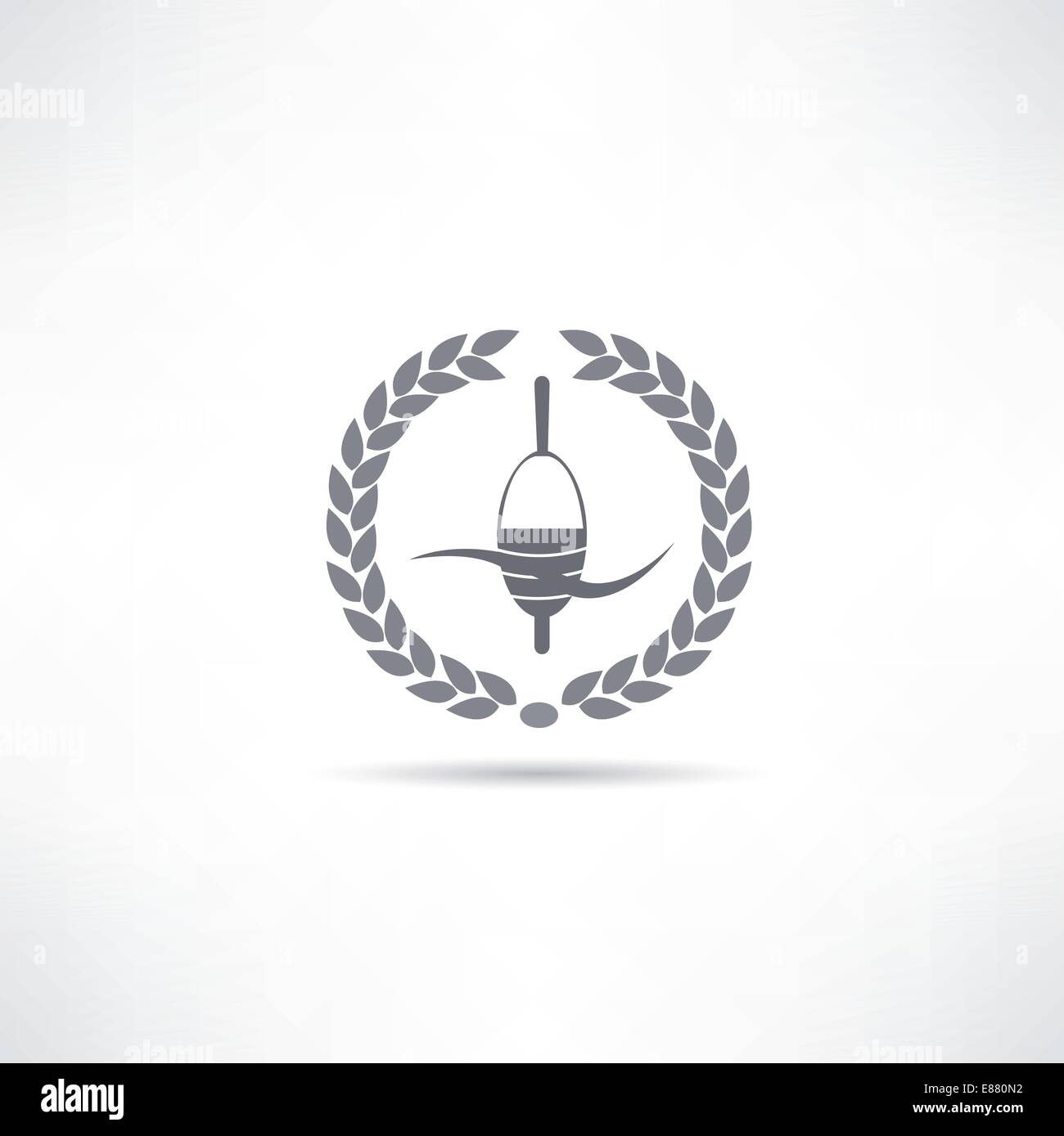 Fish fishing ocean boat rod bait Stock Vector Images - Alamy