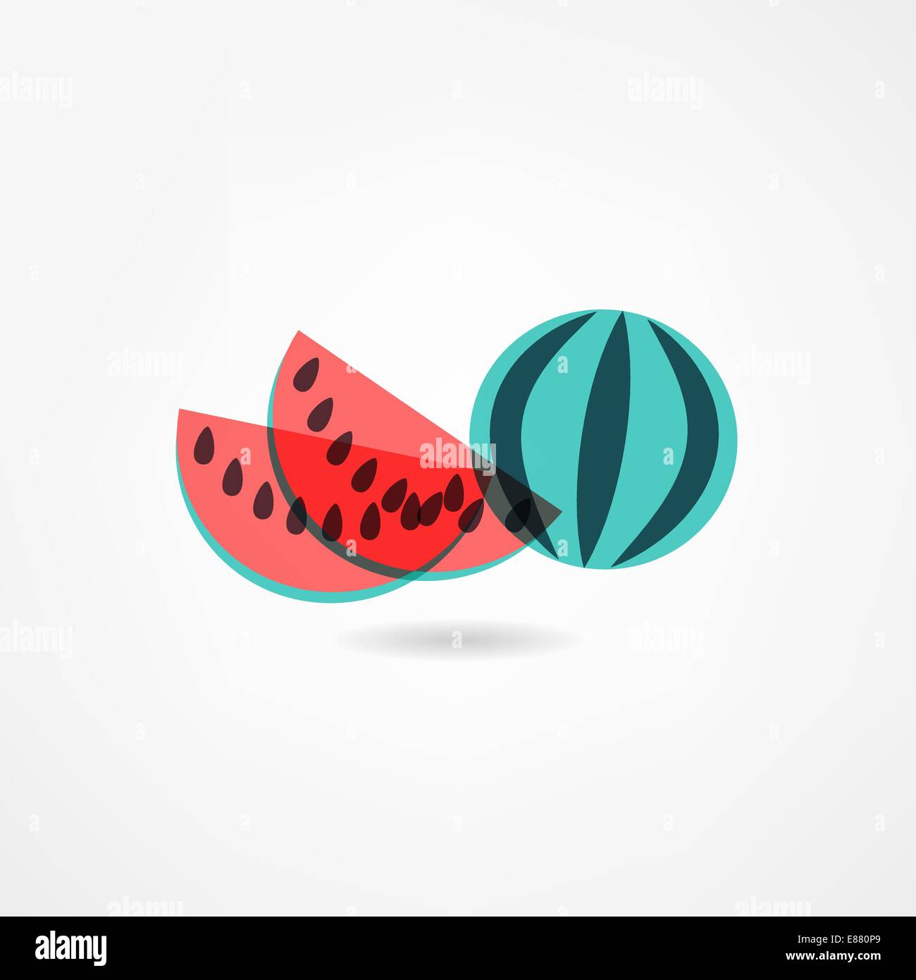 Water melon seed pattern Stock Vector Images - Alamy