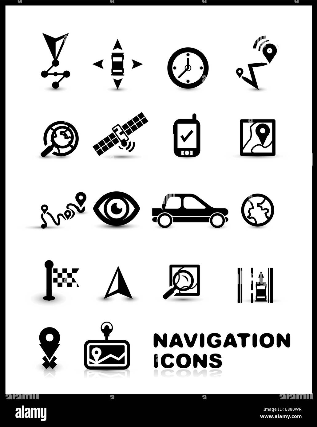 Satellite guidance Stock Vector Images - Alamy