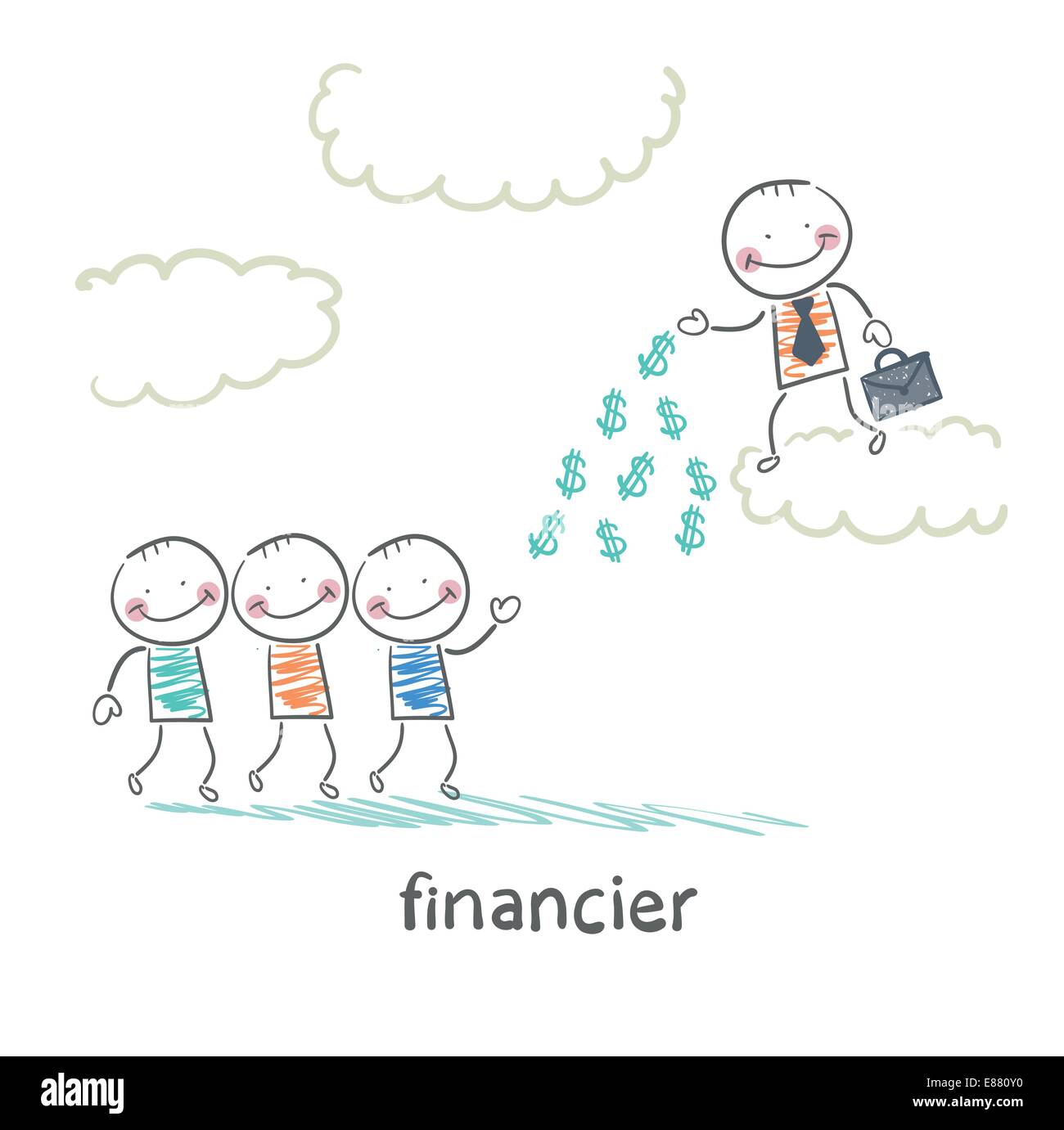 Savings bank stands Stock Vector Images - Alamy