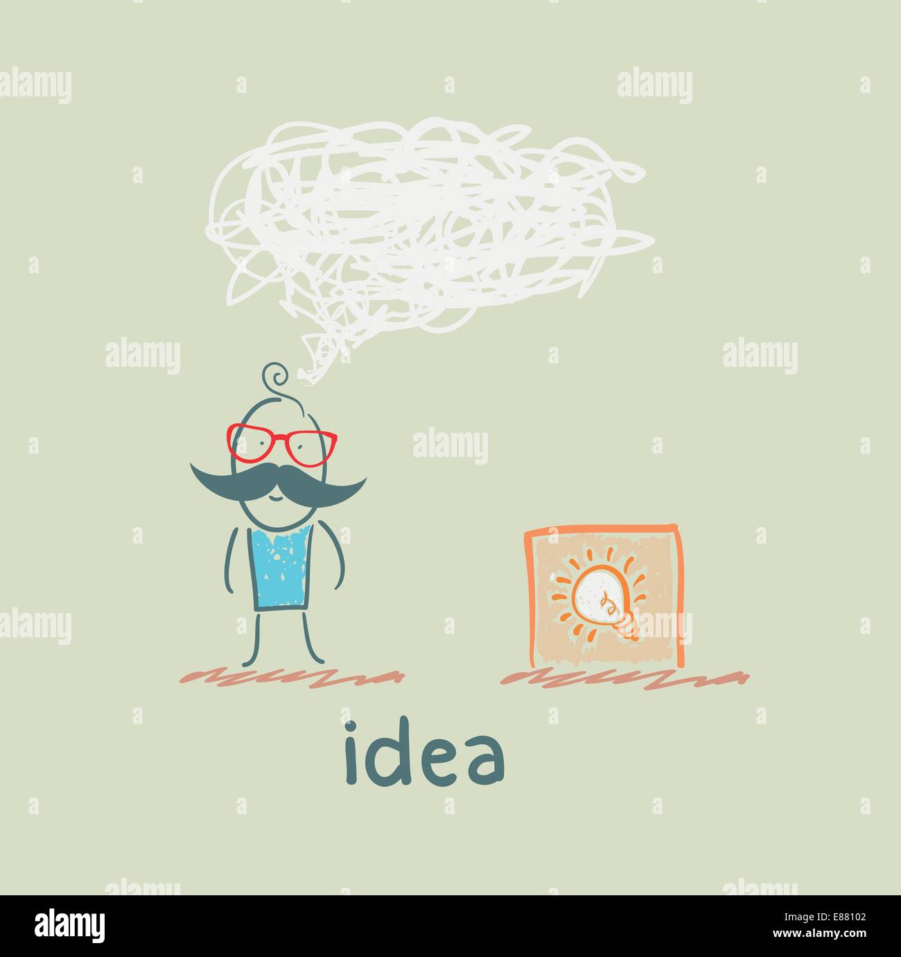 Packing idea Stock Vector Images - Alamy