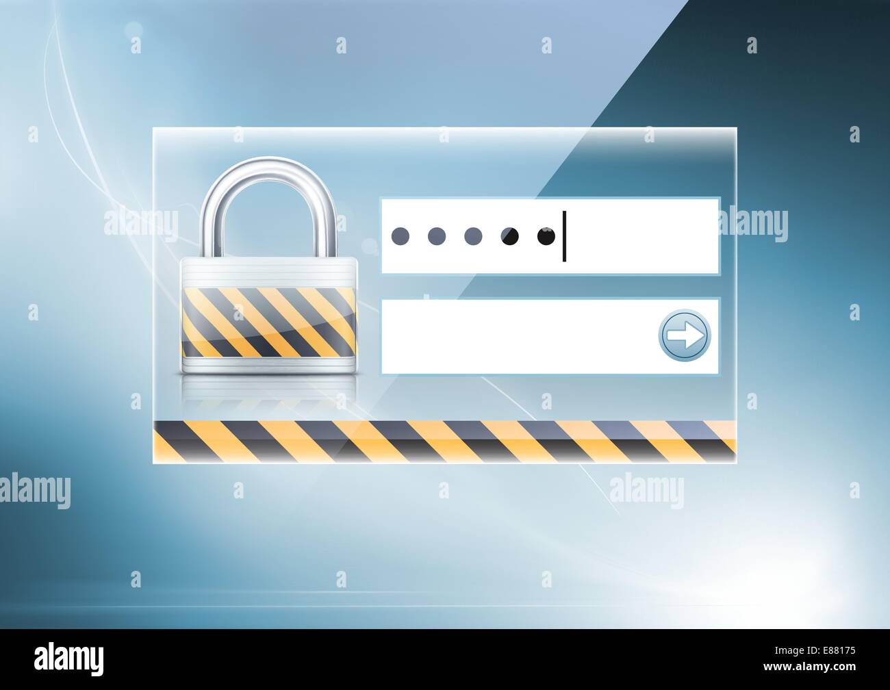 Vector illustration of soft colored abstract background with computer ...