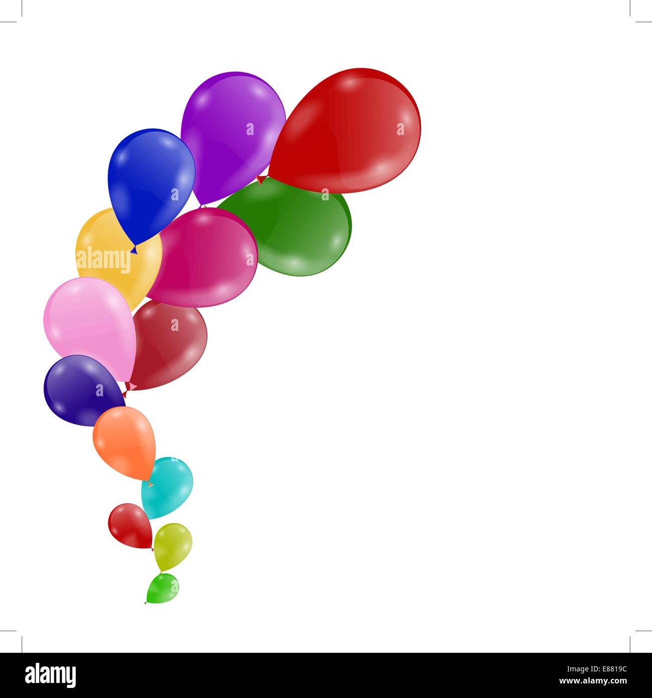 Bunch of balloons Stock Vector Image & Art - Alamy