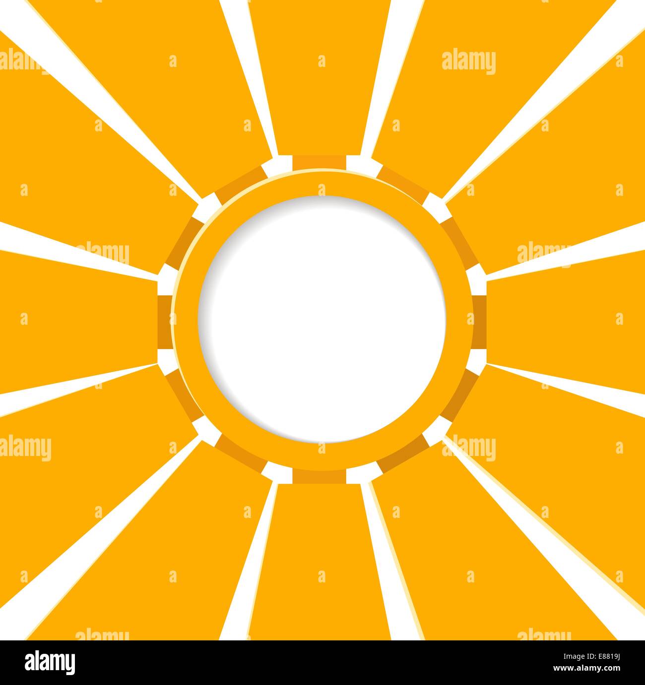 Abstract sun painting Stock Vector Images - Alamy