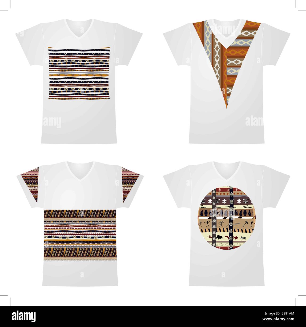 Set sketch style drawings Cut Out Stock Images & Pictures - Alamy