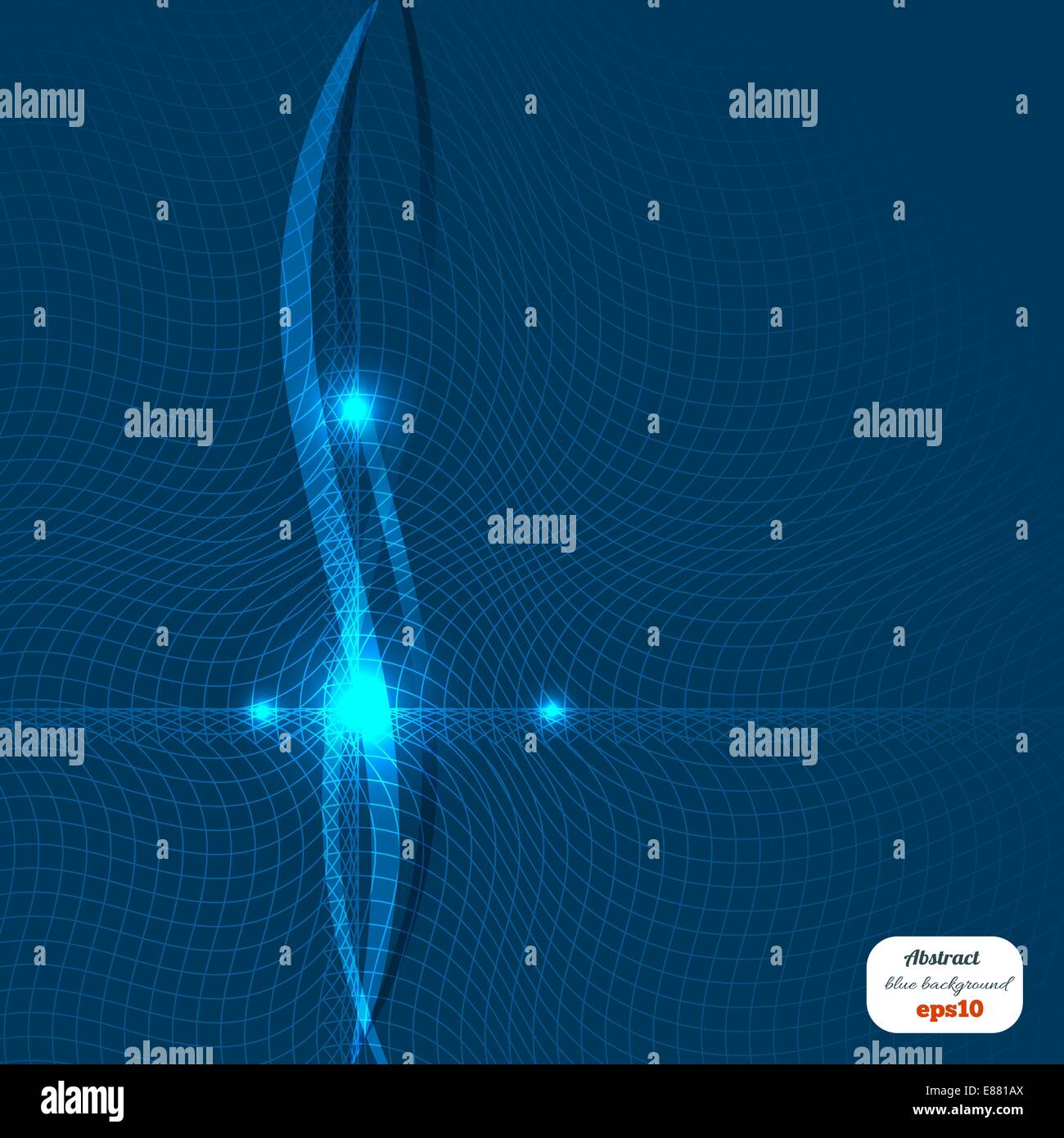 Blue background with waves hi-res stock photography and images - Alamy