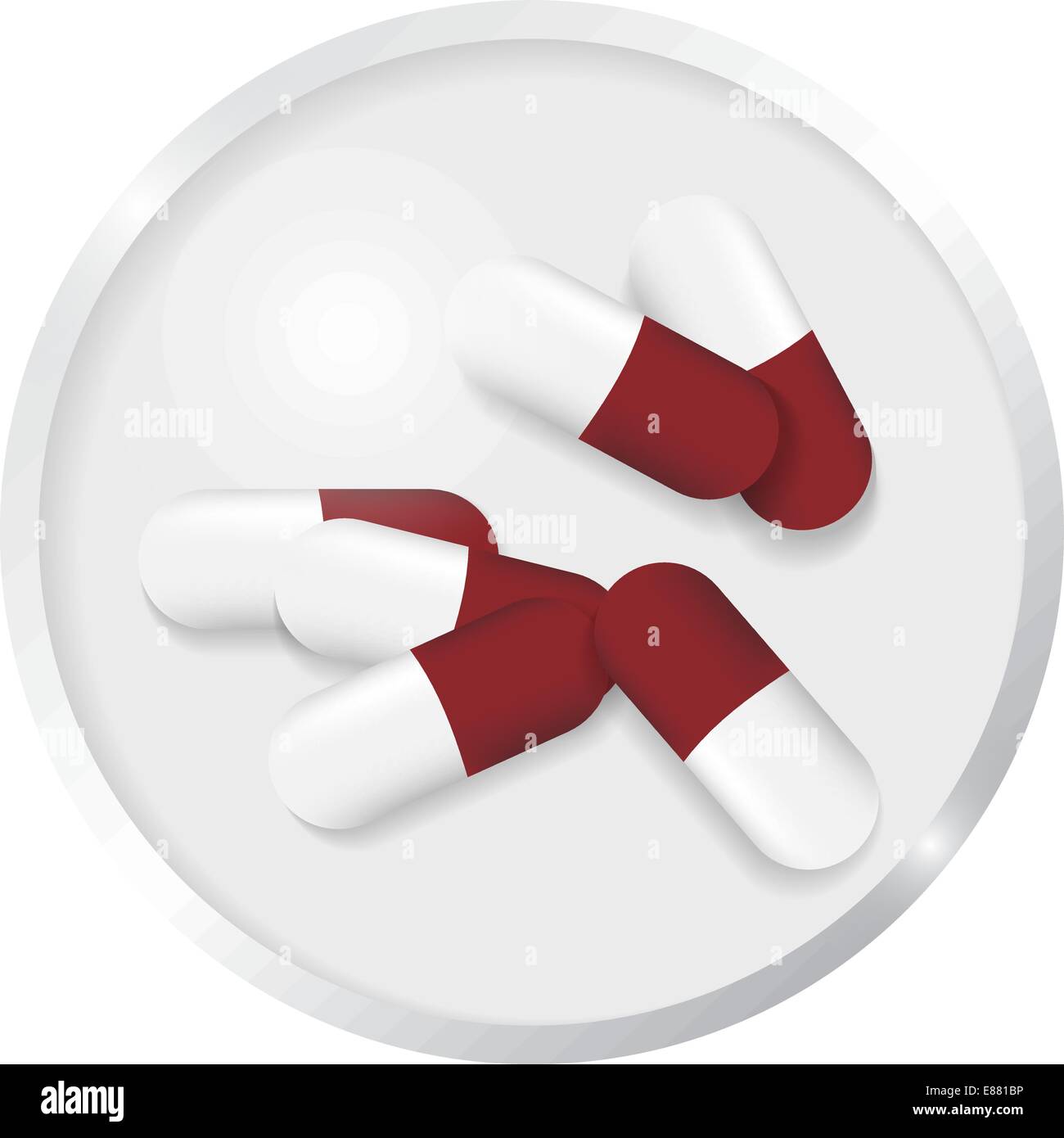 Pills in box pharmacy Stock Vector Images - Alamy