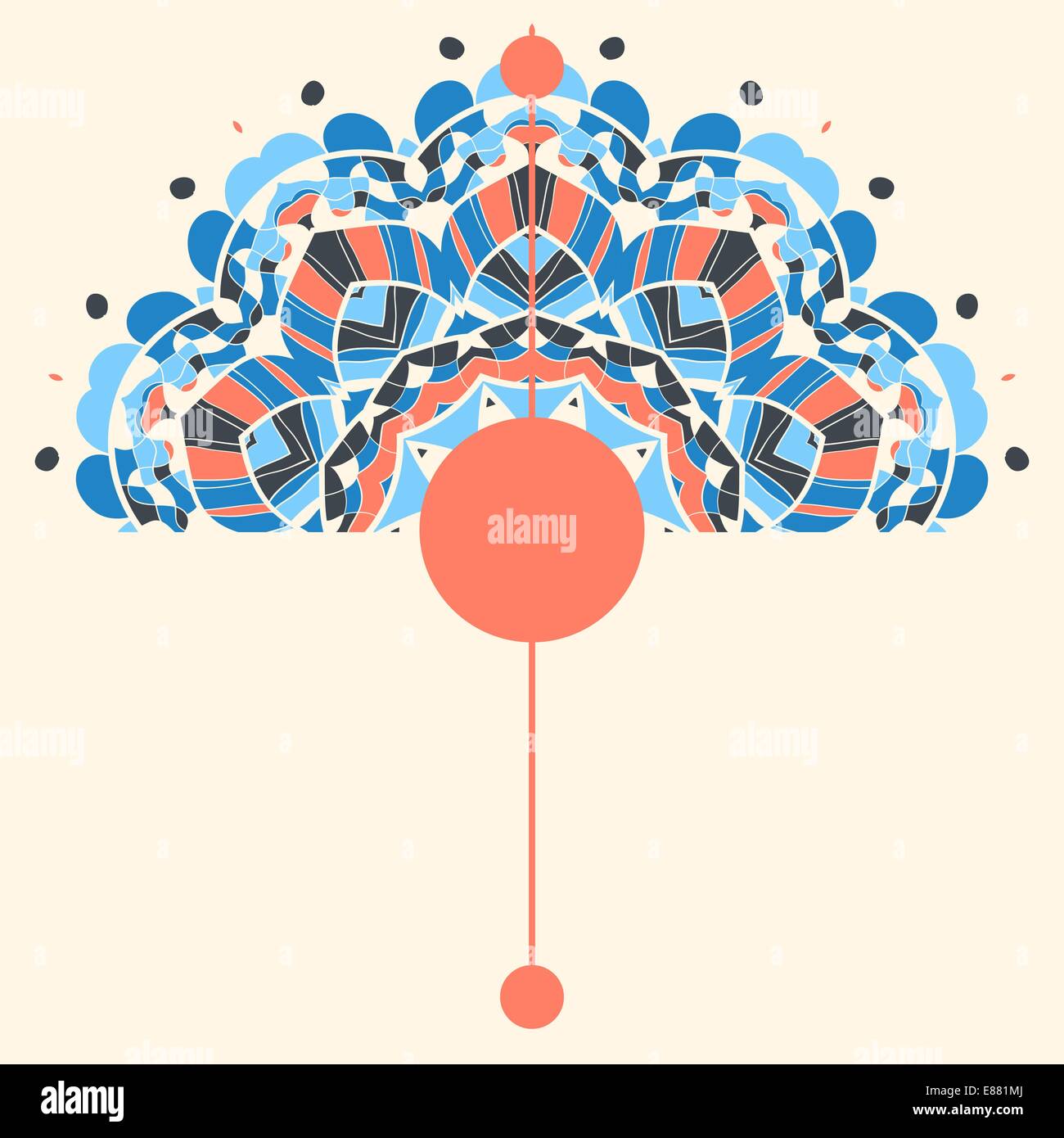 Half mandala hi-res stock photography and images - Alamy