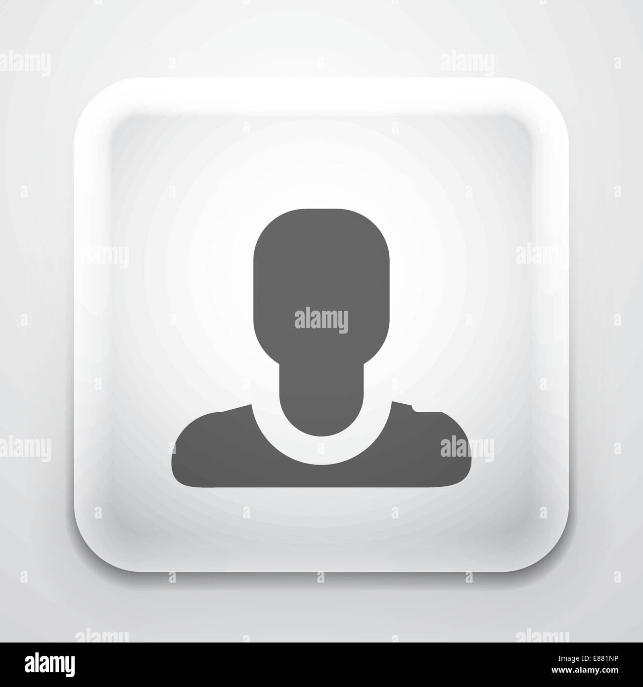 Vector gray application / button design Stock Vector Image & Art - Alamy