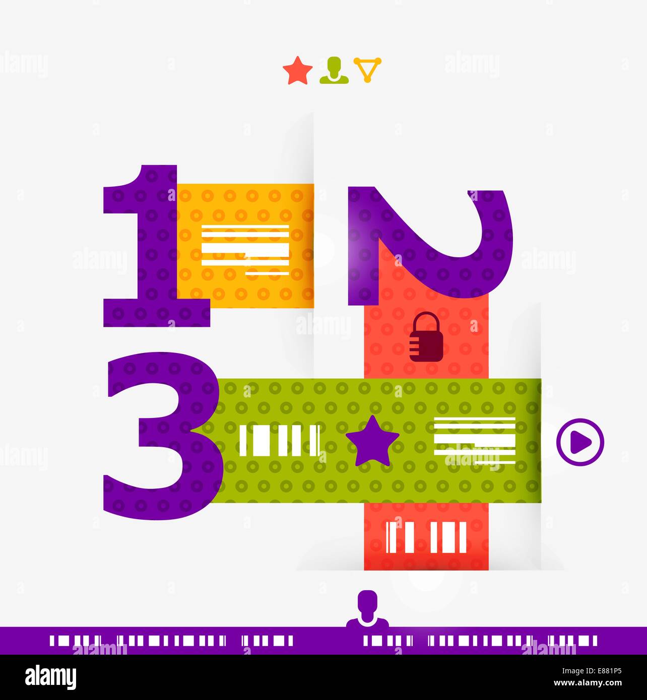 Numbered banners | infographics. EPS10 vector Stock Vector Image & Art ...