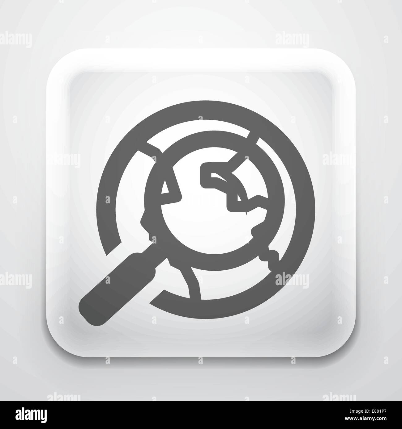 Vector gray application / button design Stock Vector Image & Art - Alamy