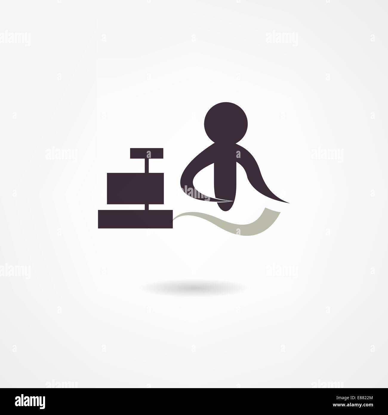 Cashier counter food Cut Out Stock Images & Pictures - Alamy