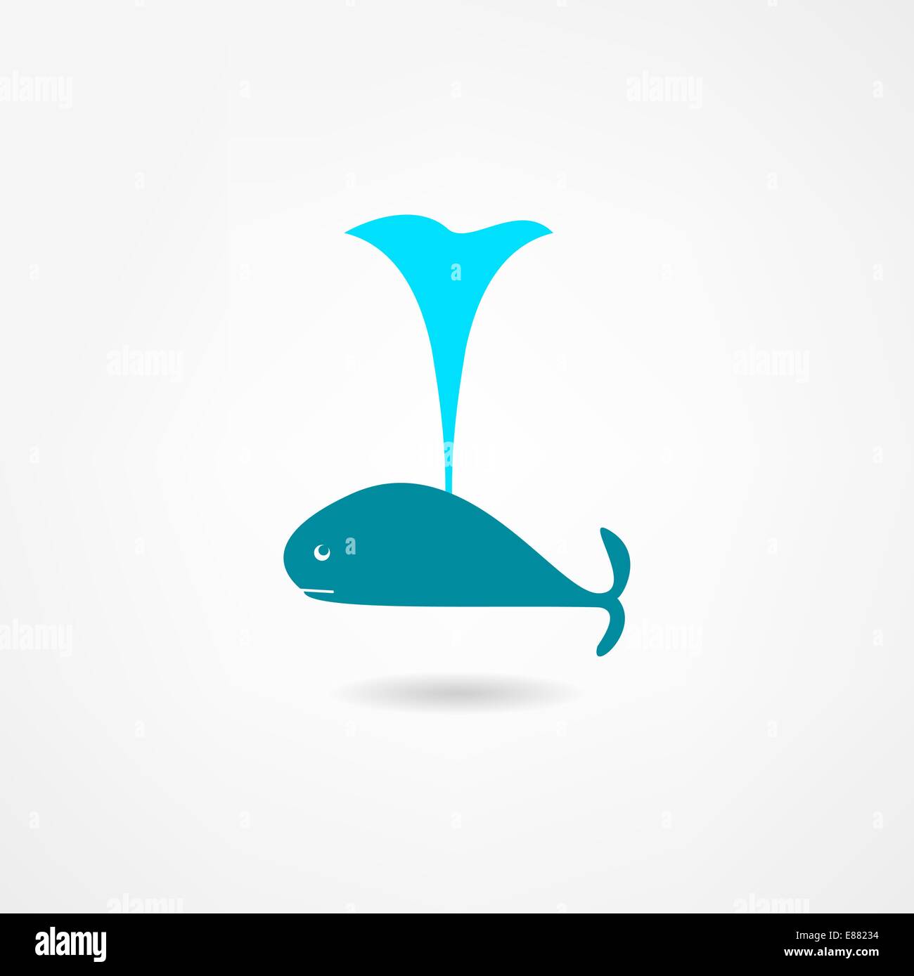 Fish jumping icon Cut Out Stock Images & Pictures - Alamy