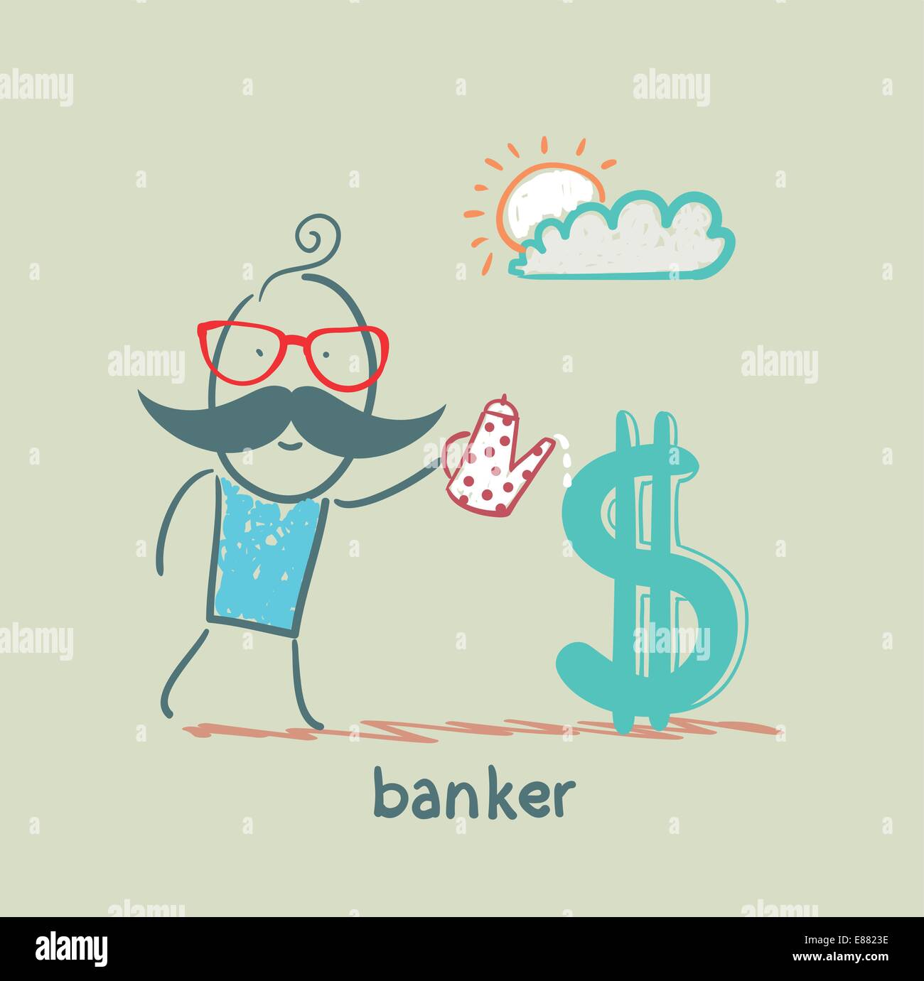 The dollar stock Stock Vector Images - Alamy