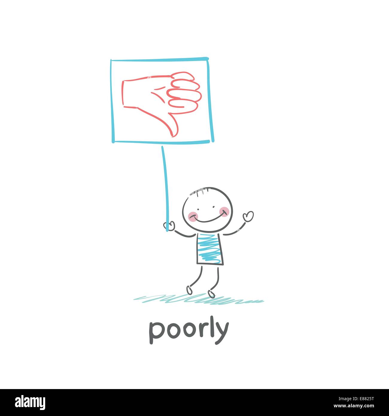 Poorly Stock Vector Images - Alamy