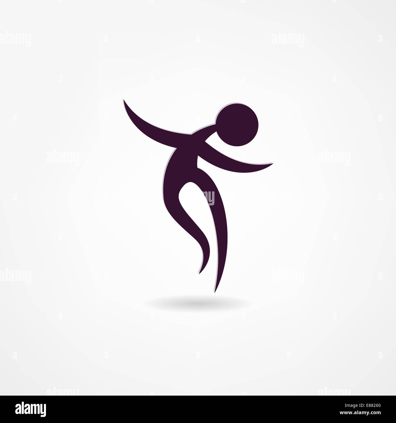 Female ballroom dancer dancing Stock Vector Images - Alamy