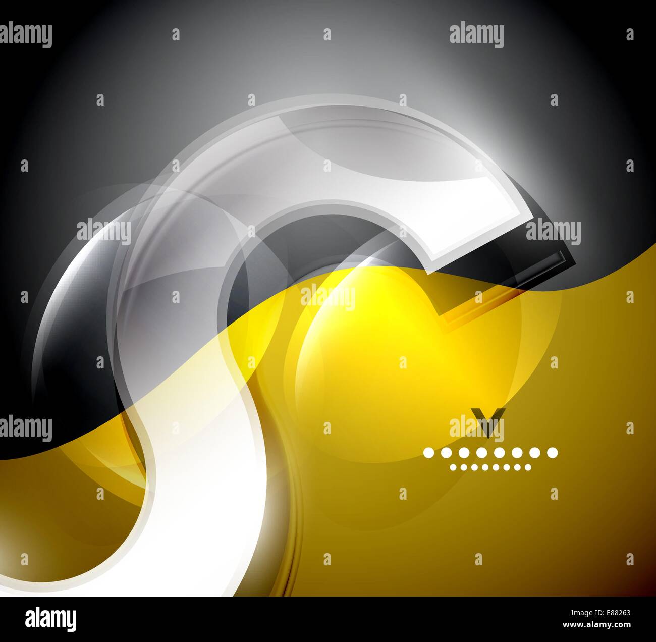 Digital wave design template. Vector illustration Stock Vector Image ...