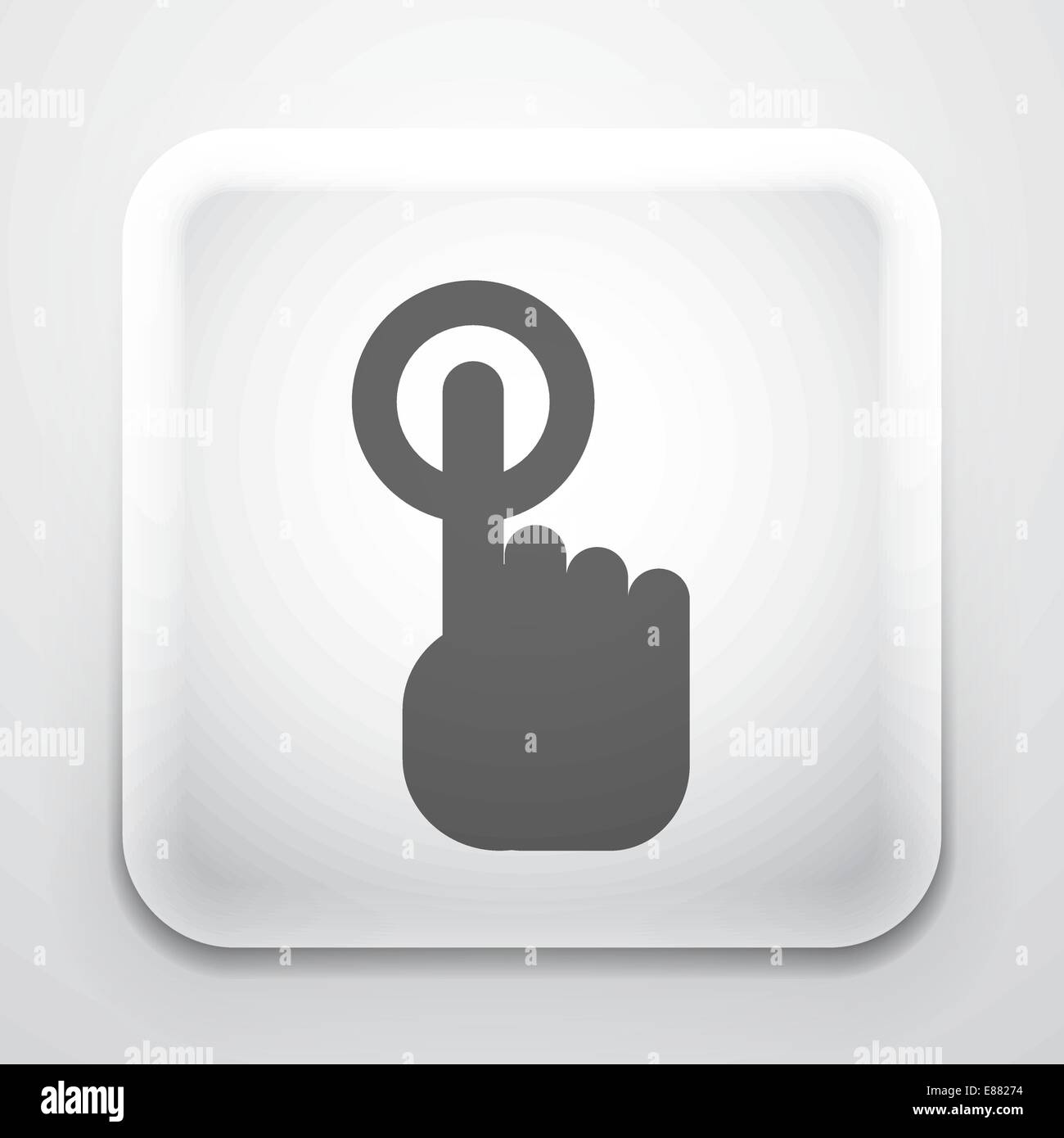 Vector gray application / button design Stock Vector Image & Art - Alamy